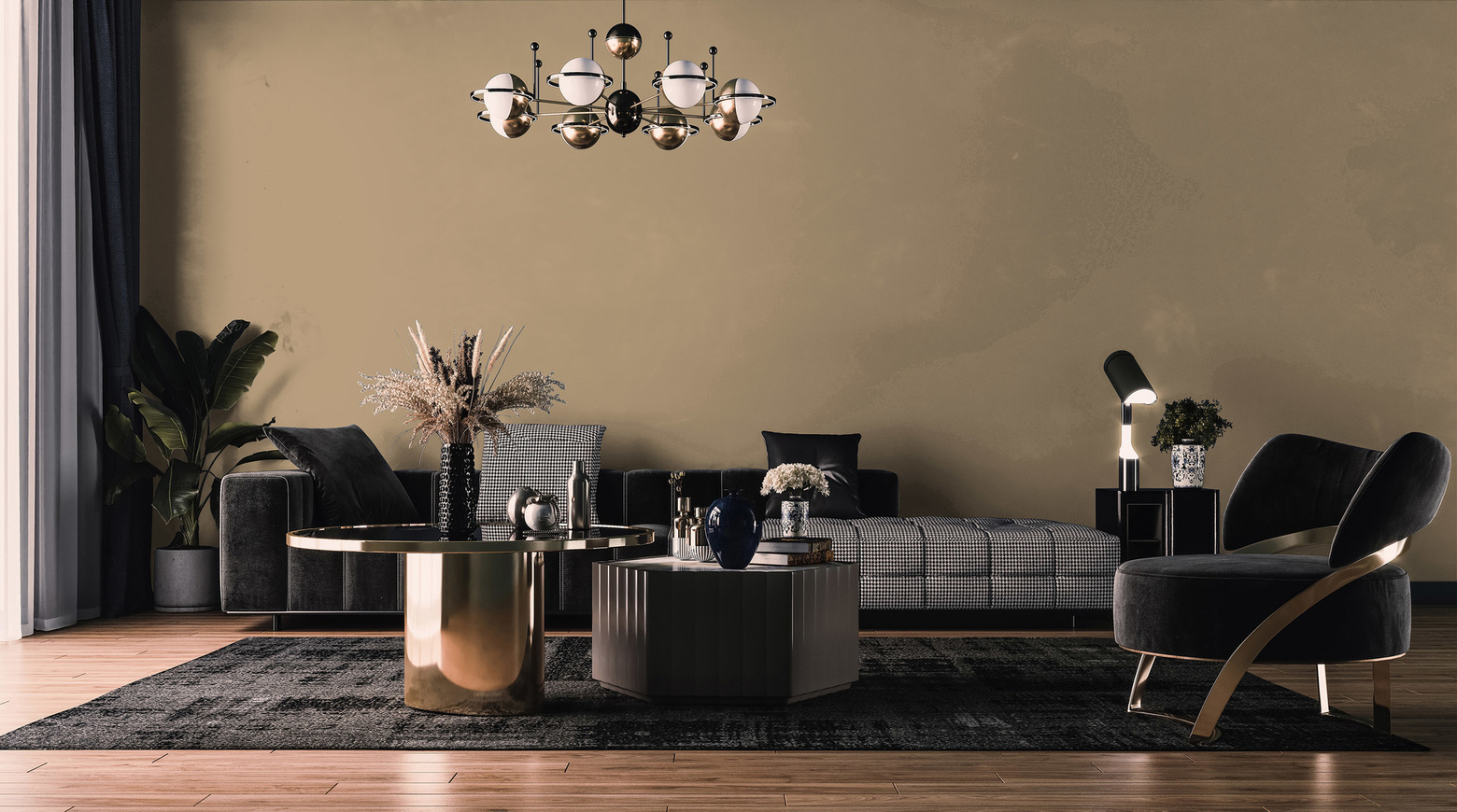 Premium muurverf beige - PURO c7010 zacht bruin | wall-art.nl