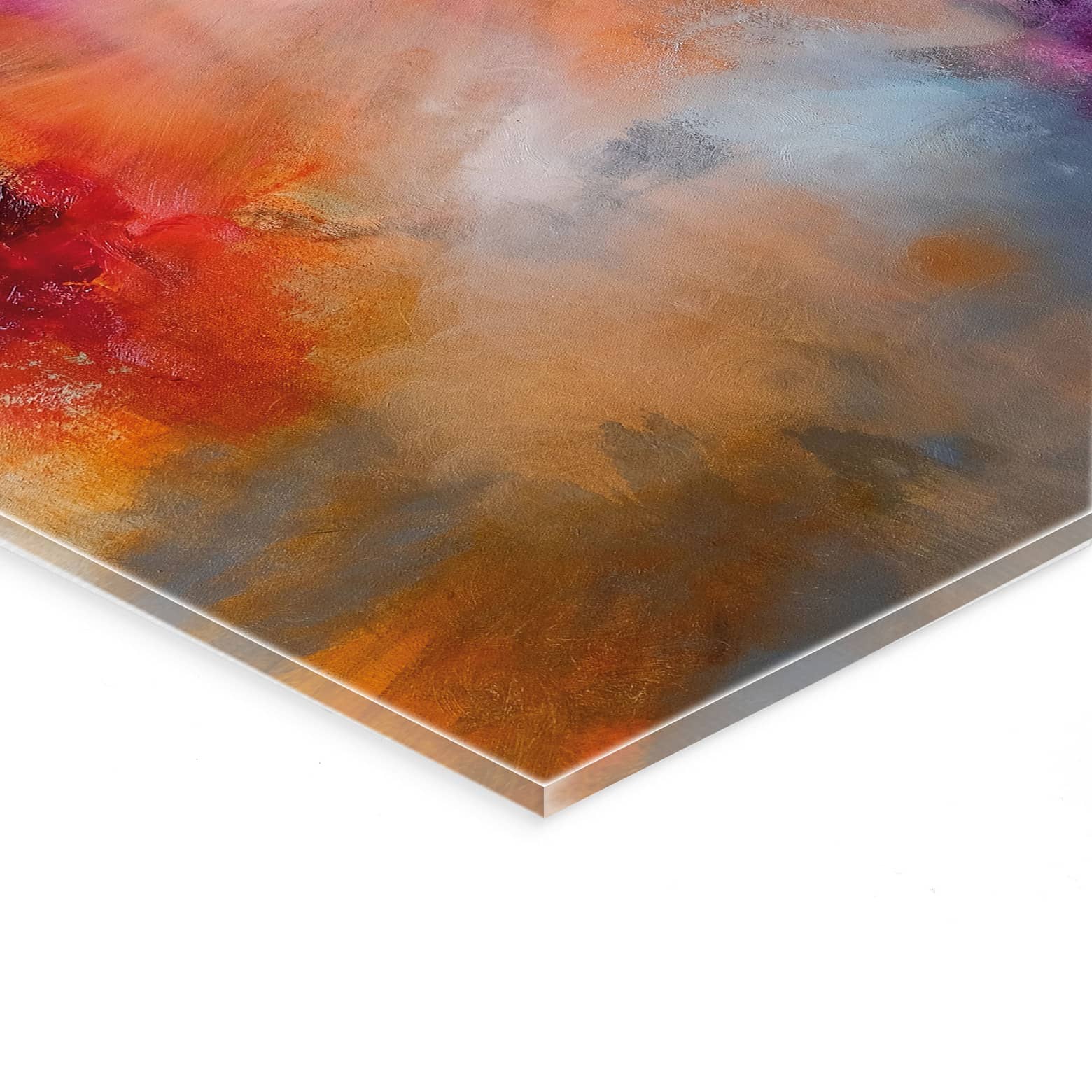 Akrylglas Farverigt fyrværkeri - Schmucker | wall-art.dk