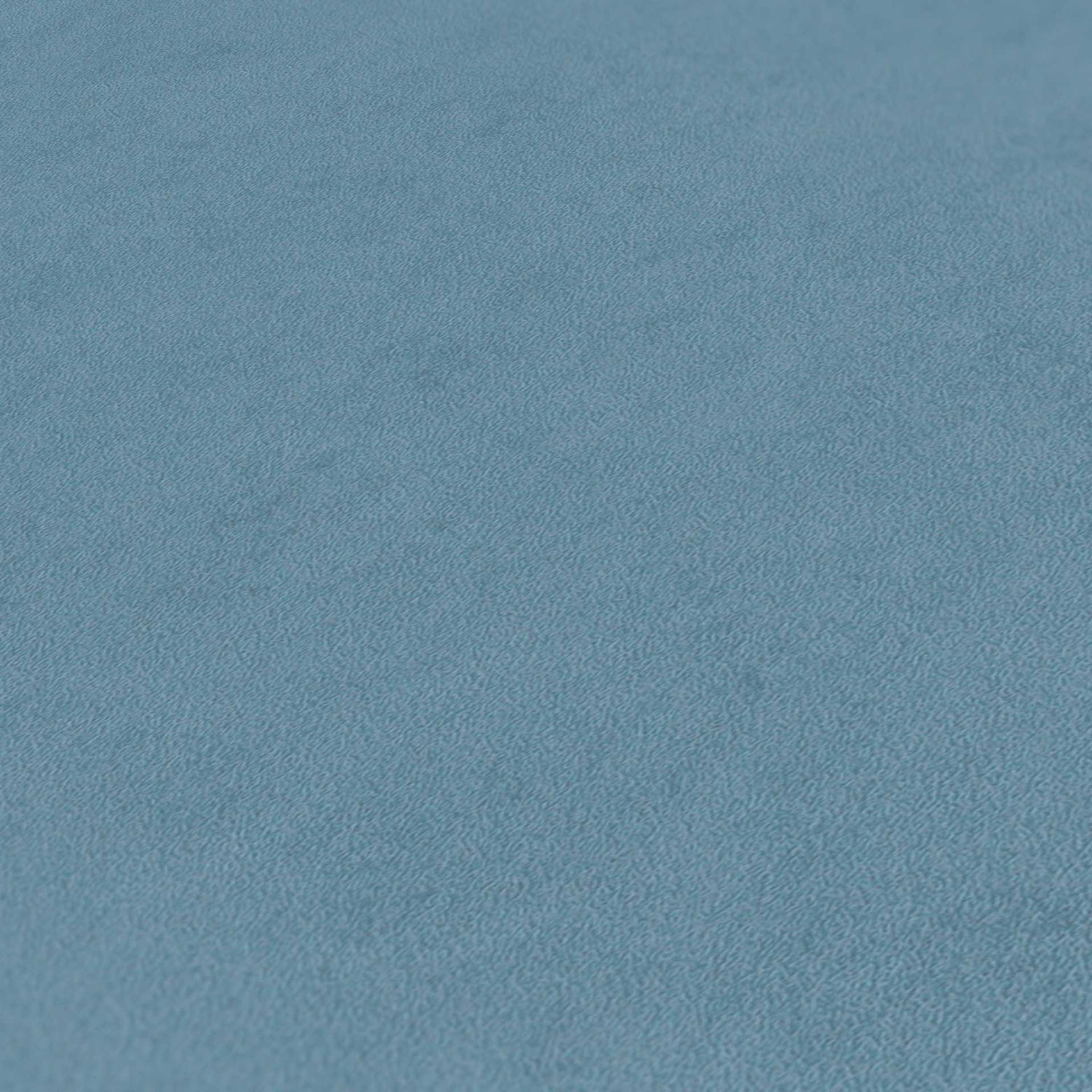 Mat blå ensfarvet tapet - moderne non-woven tapet - tapet med glat ...