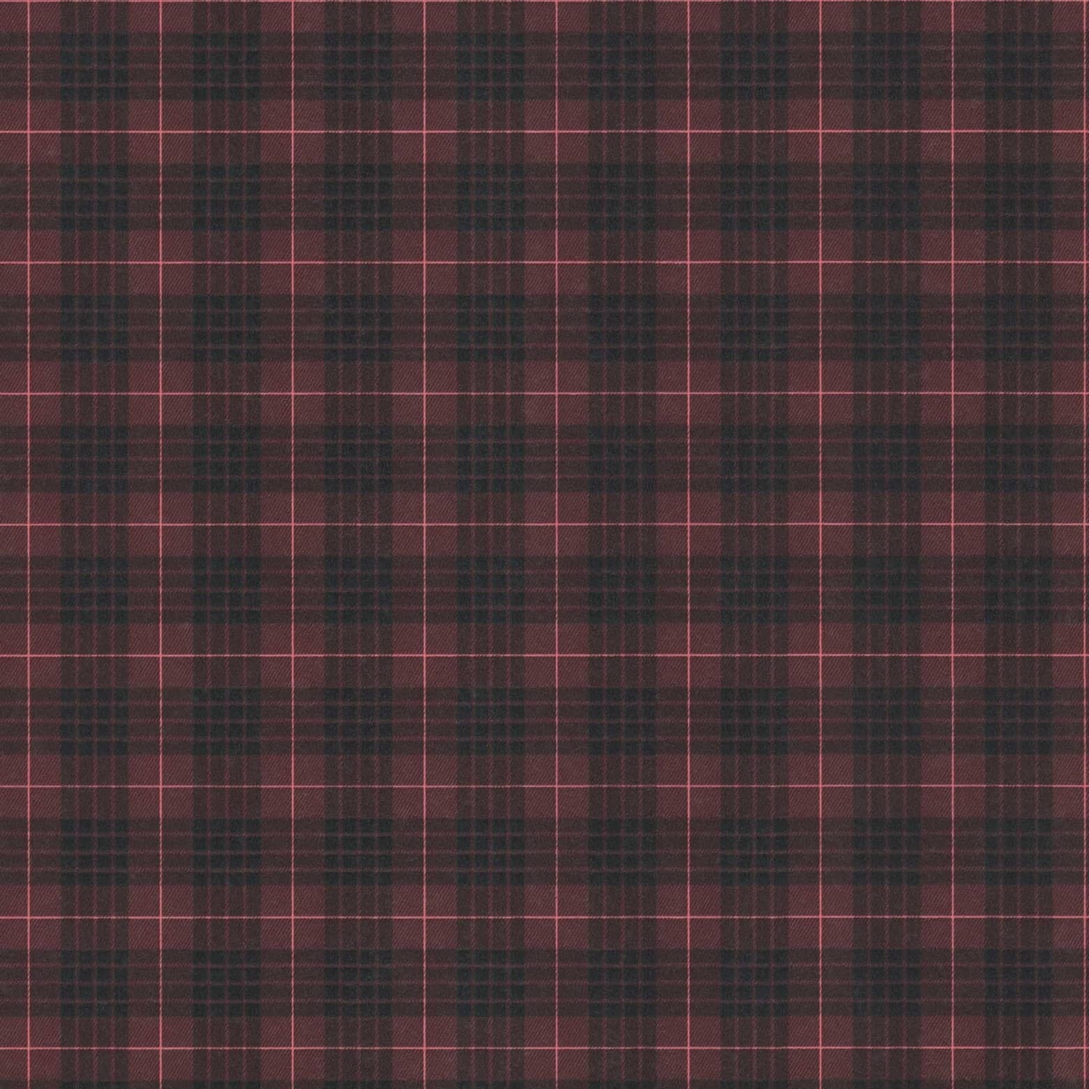 Vintage Karo-Tapete Rot Schwarz - Retro-Mustertapete karriert ...