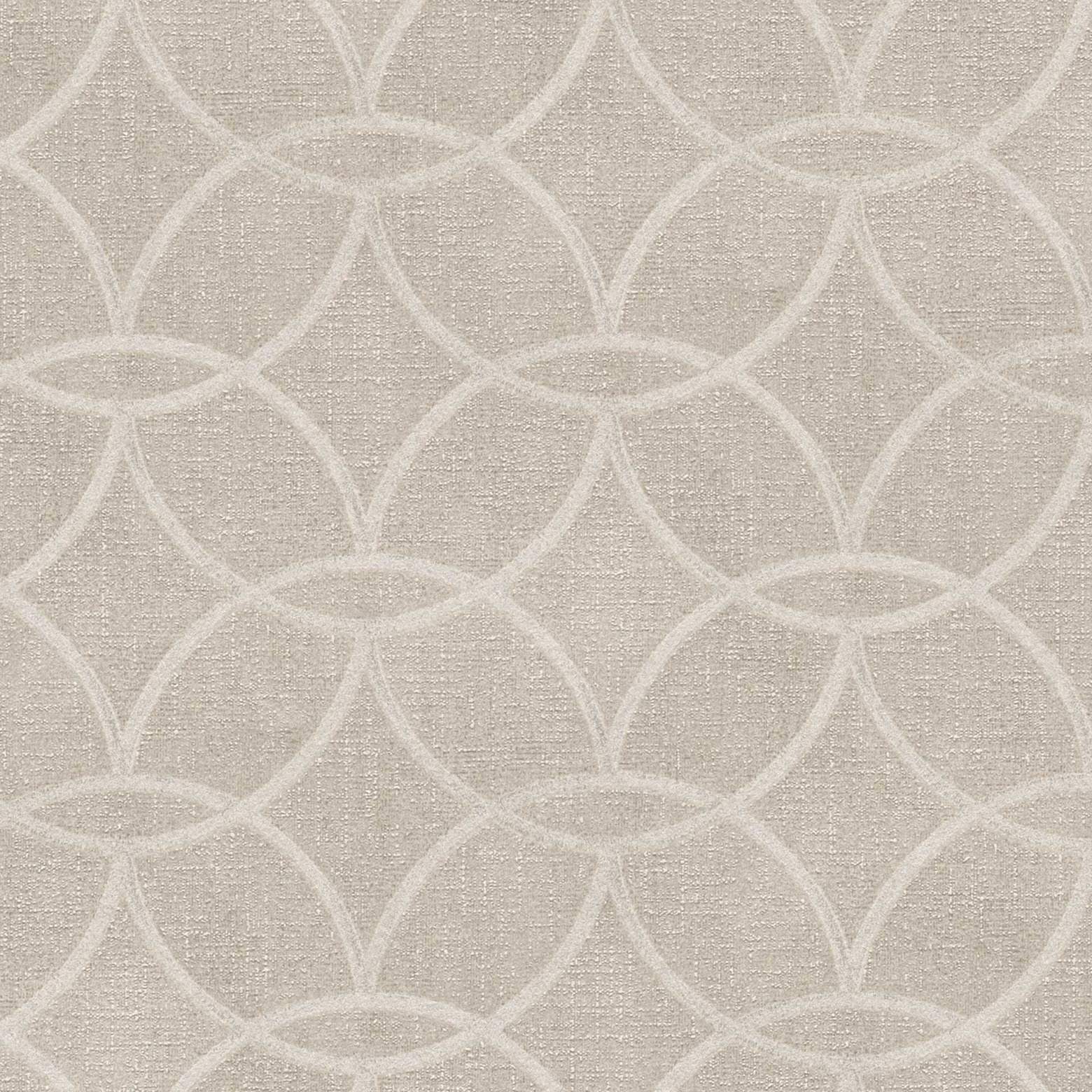 Non-woven grå beige - grafisk design tapet | wall-art.dk