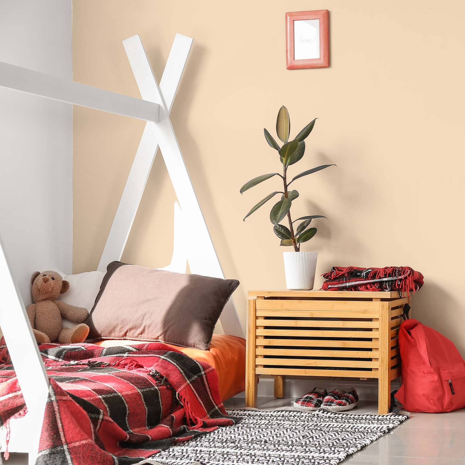 Peinture murale beige satiné mat - THE COLOR KITCHEN Muscat Wine | wall ...