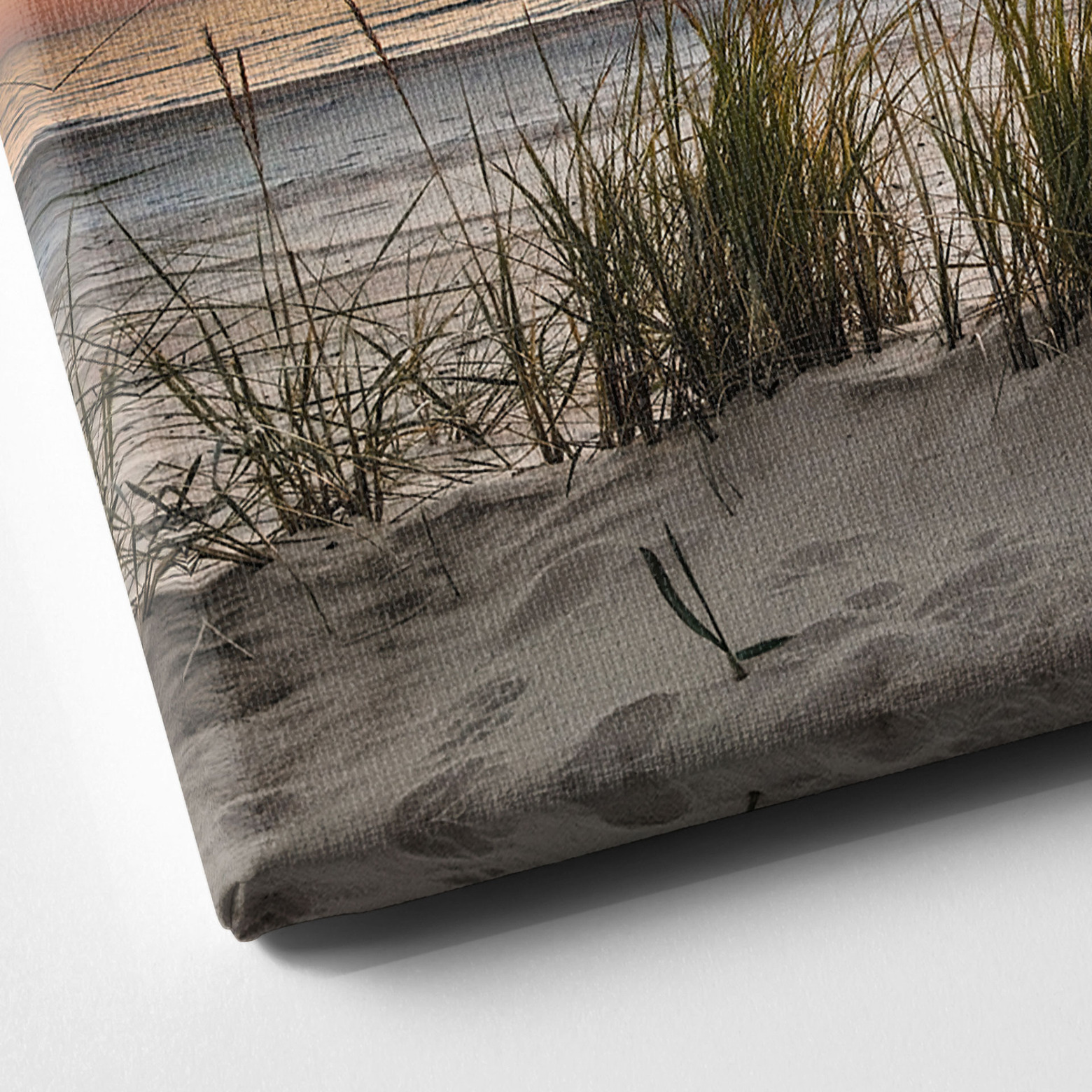 Canvas Klitter ved solnedgang | wall-art.dk