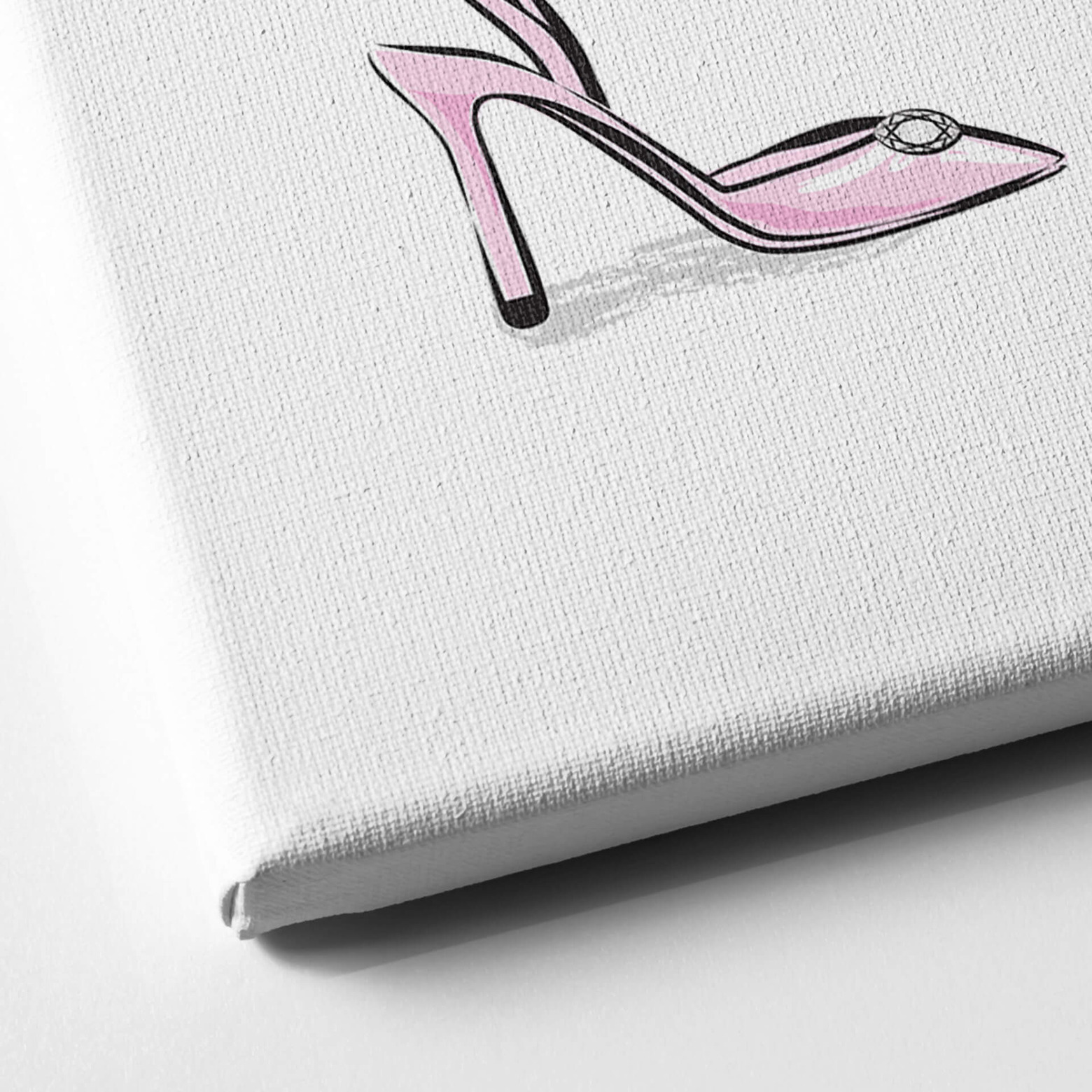 Tableau sur toile Martina - Talons aiguilles roses | wall-art.fr