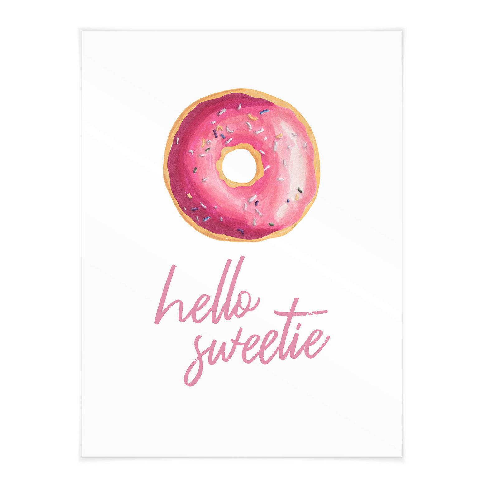 Poster Donuts - Hello Sweetie | wall-art.it