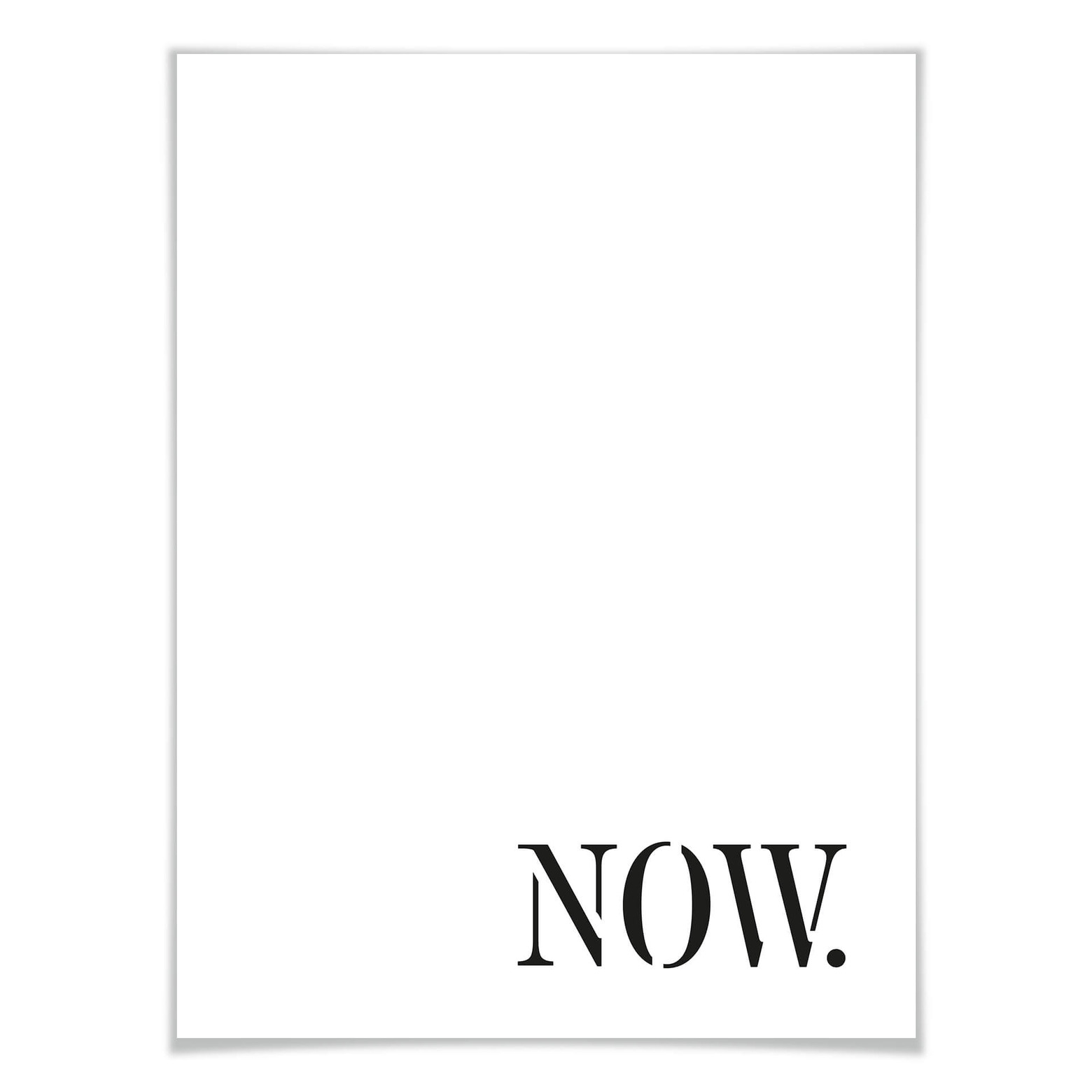 Poster - Now | wall-art.de