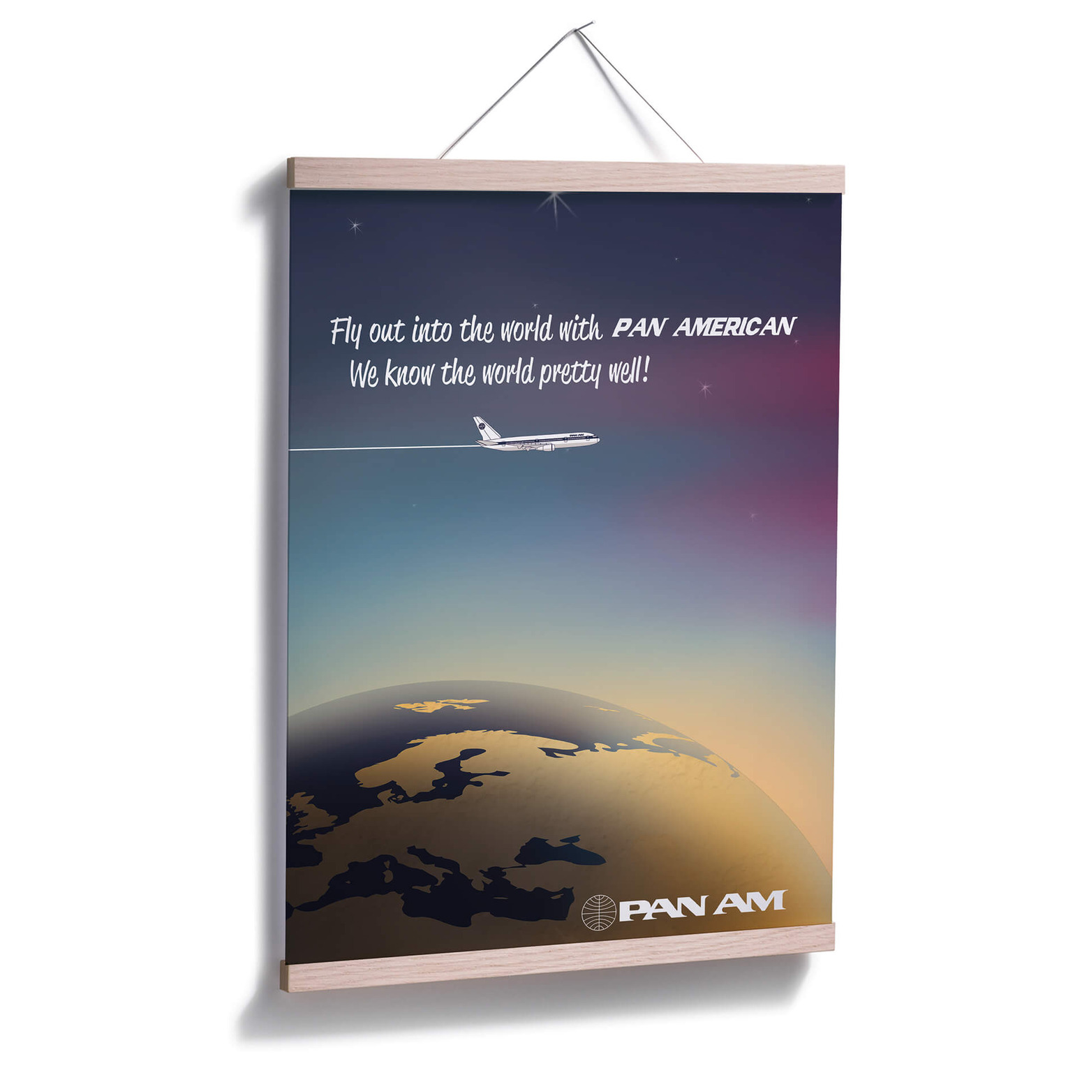 Poster PAN AM - Worldwide | wall-art.de