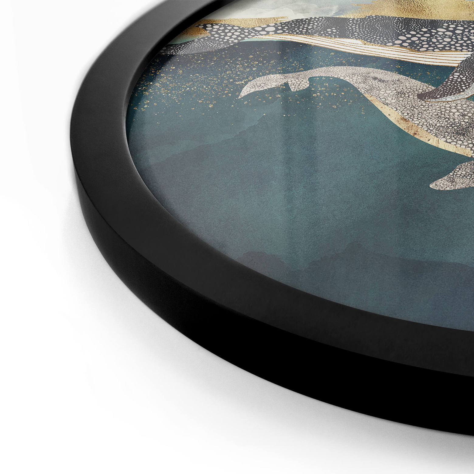 Poster SpaceFrog Designs - Verbundenheit - Rund | wall-art.de