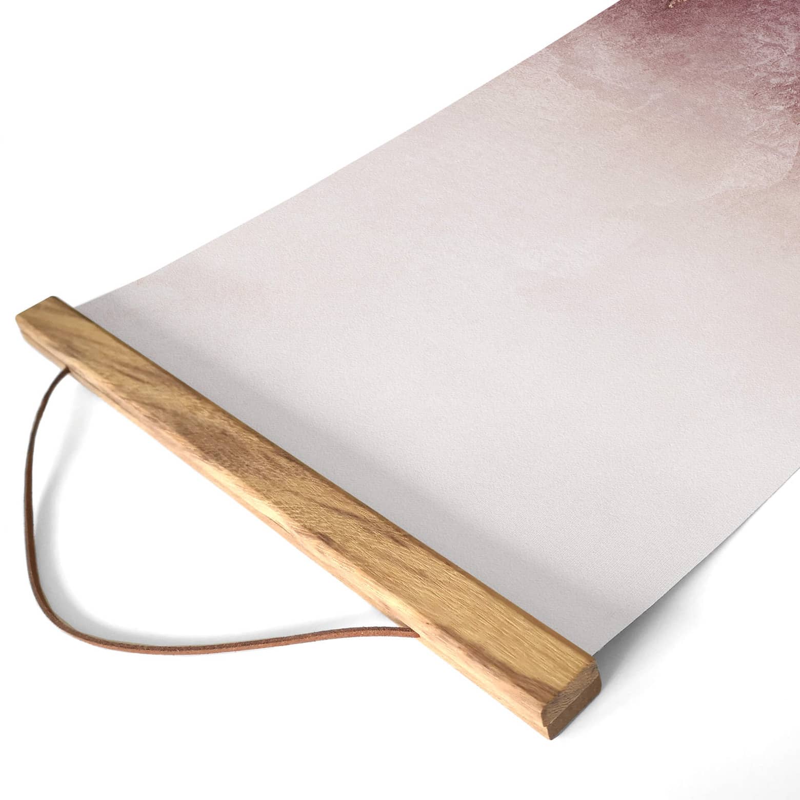 Stoffbild Fredriksson - Rosa Himmel - Panorama - 30x90 cm | wall-art.de