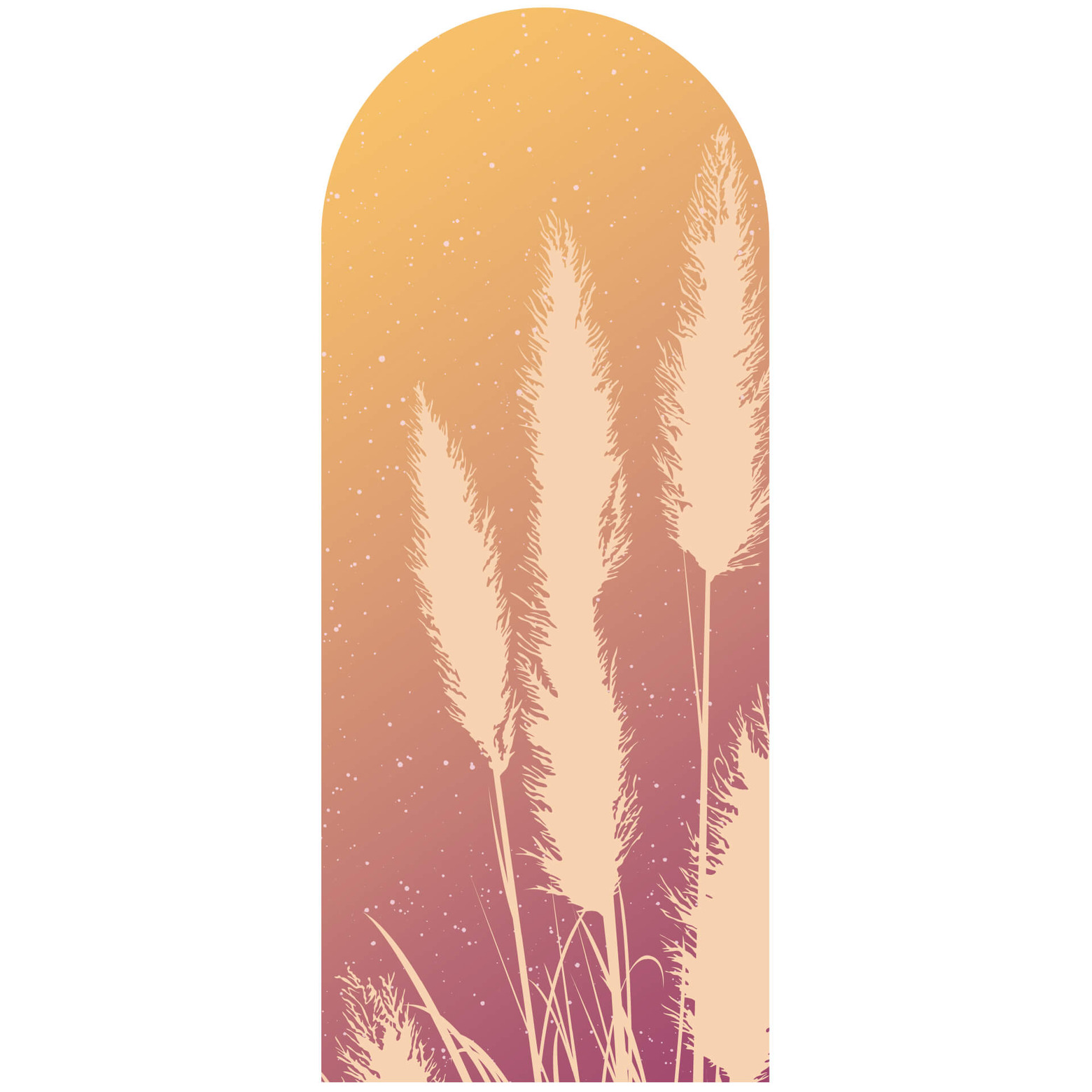 Sticker Mural Pampas Grass Arch | wall-art.fr
