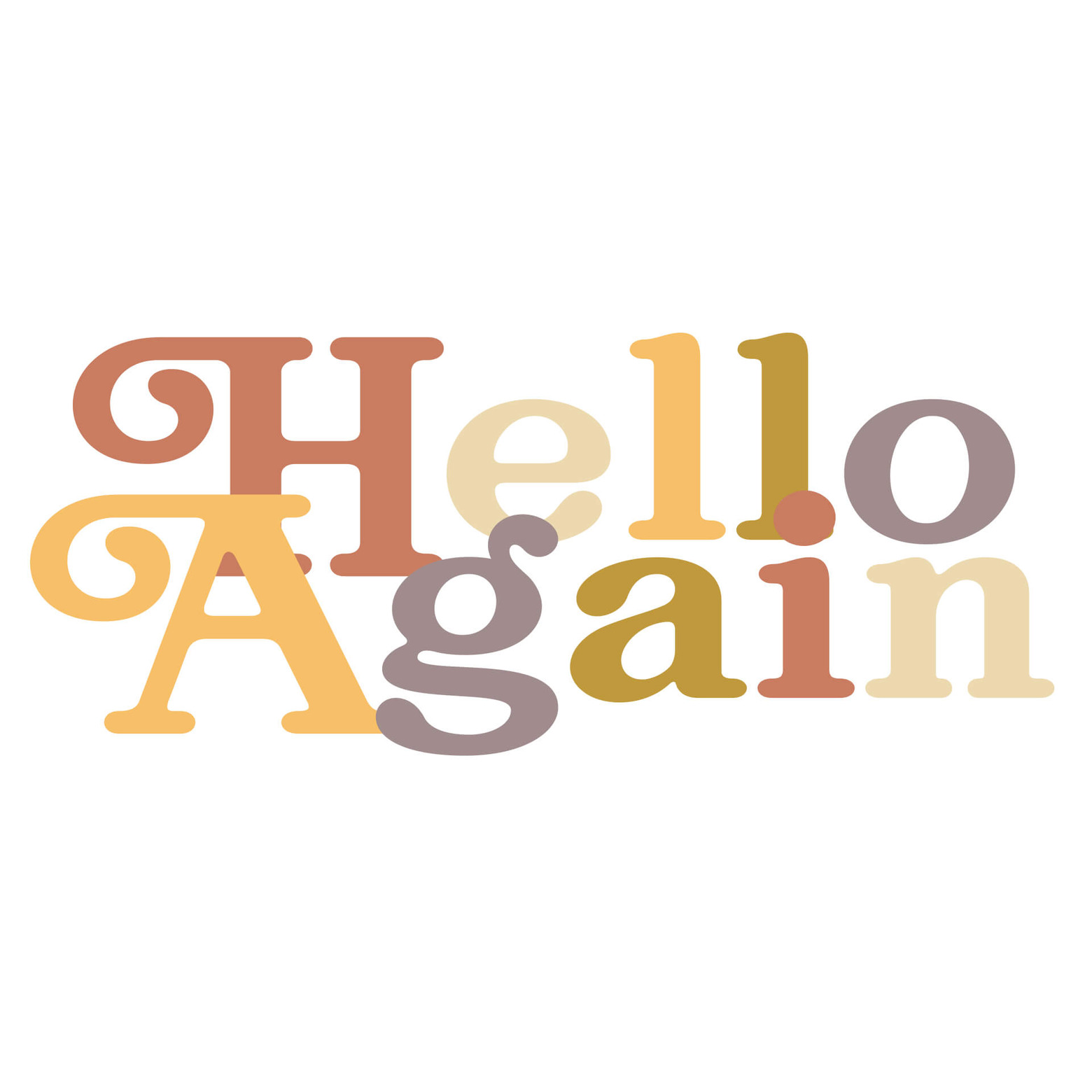 Wandtattoo Hello Again | wall-art.de