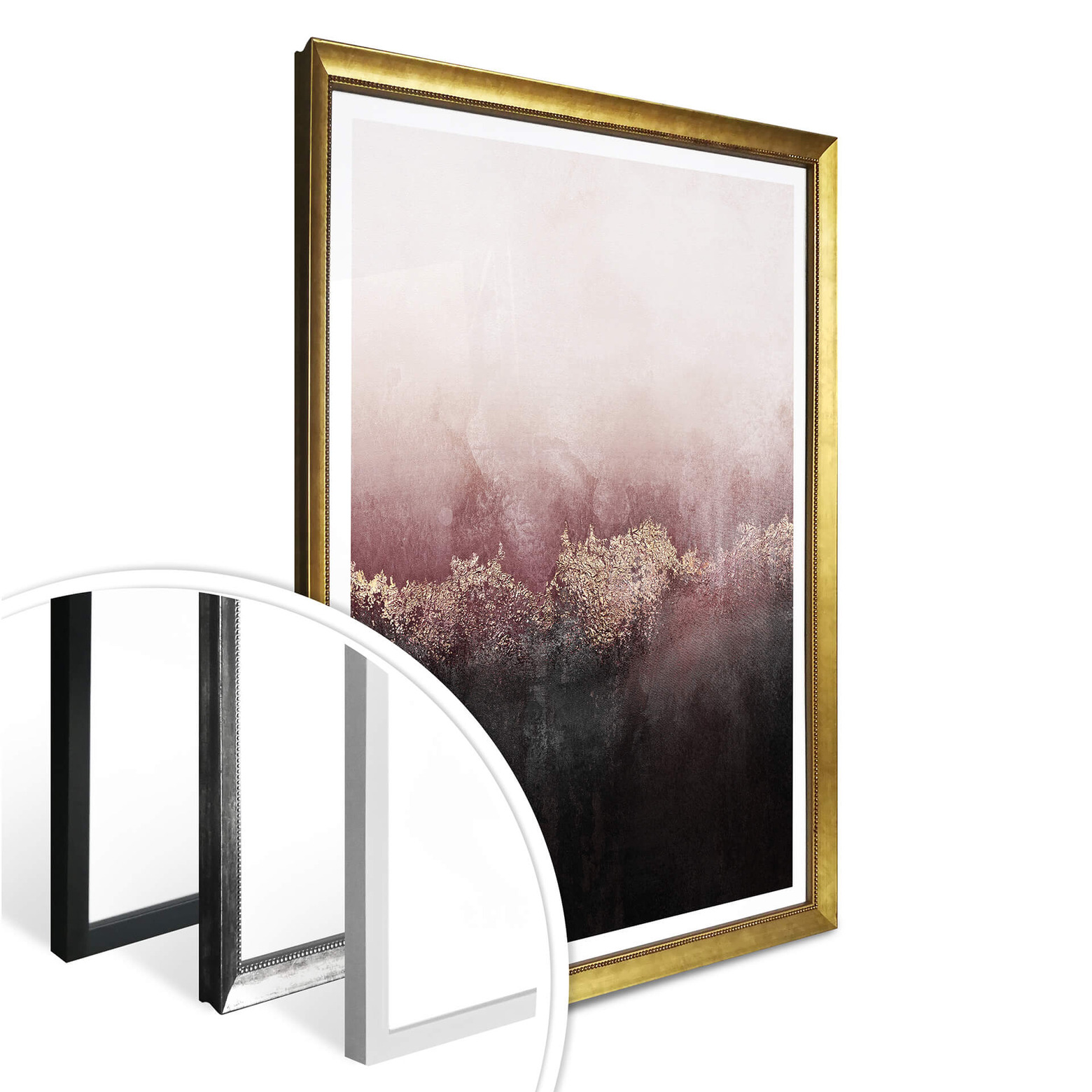Poster Fredriksson - Rosa Himmel | wall-art.de