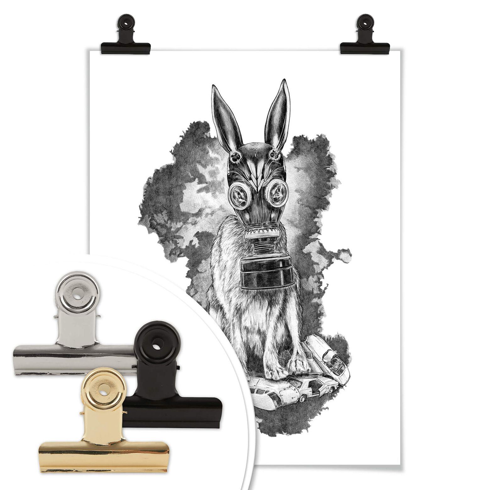 Poster Kools - Pollution Mask | wall-art.de