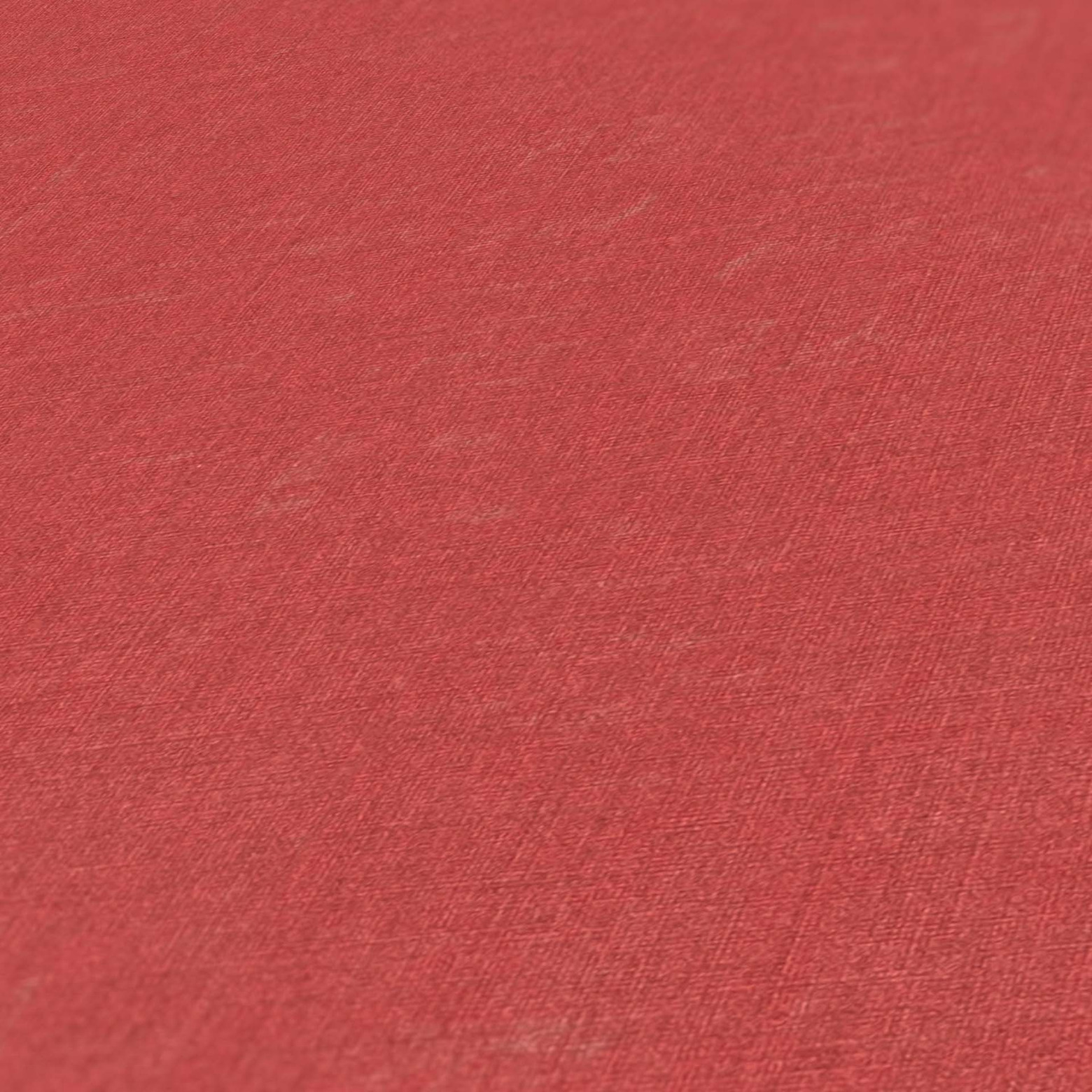 Papier peint rouge salon - papier peint intissé moderne uni cuisine ...