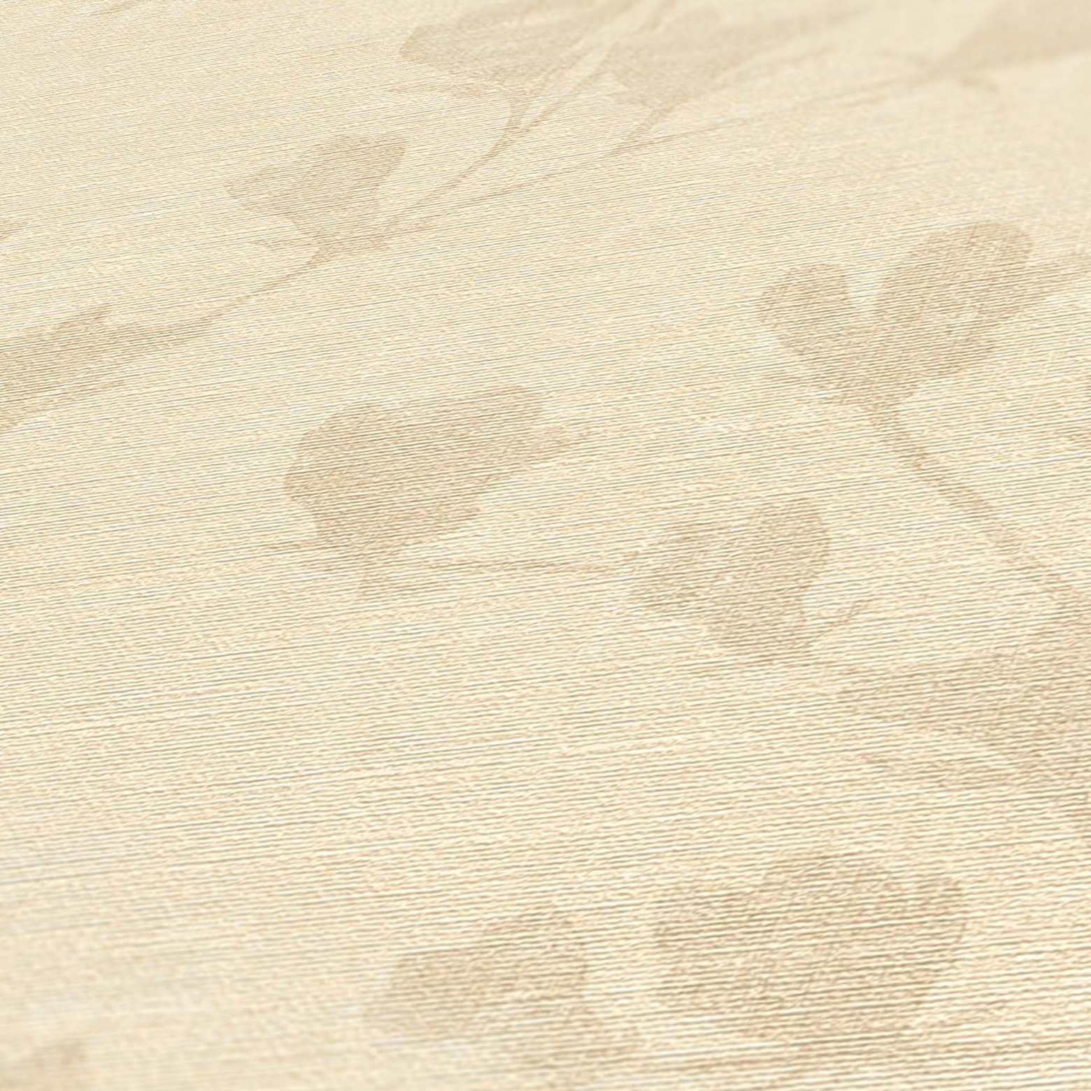 blade tapet beige - blomster non-woven tapet blomstret stue | wall-art.dk