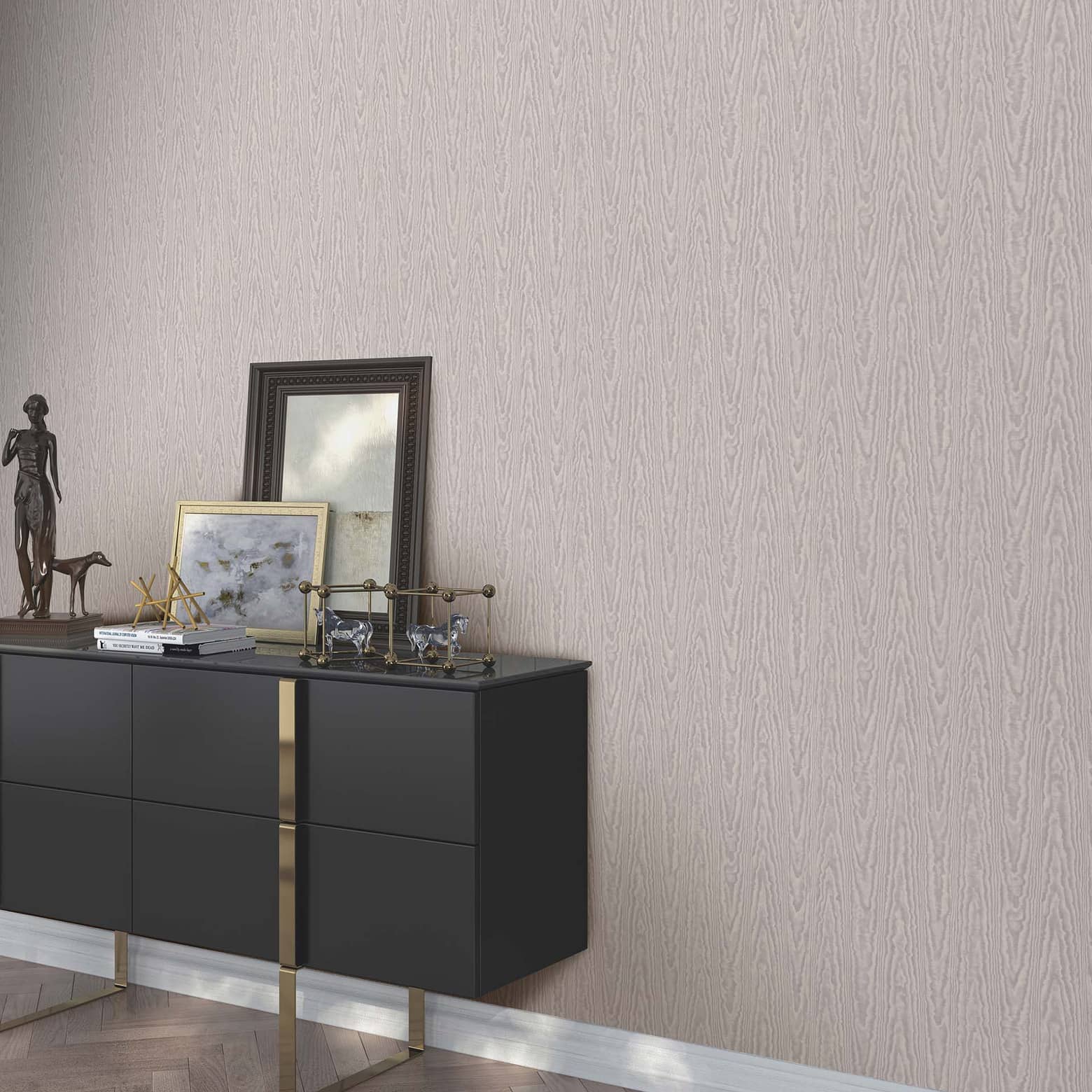 licht effect behang vliesbehang Erismann Versailles taupe, creme | wall ...