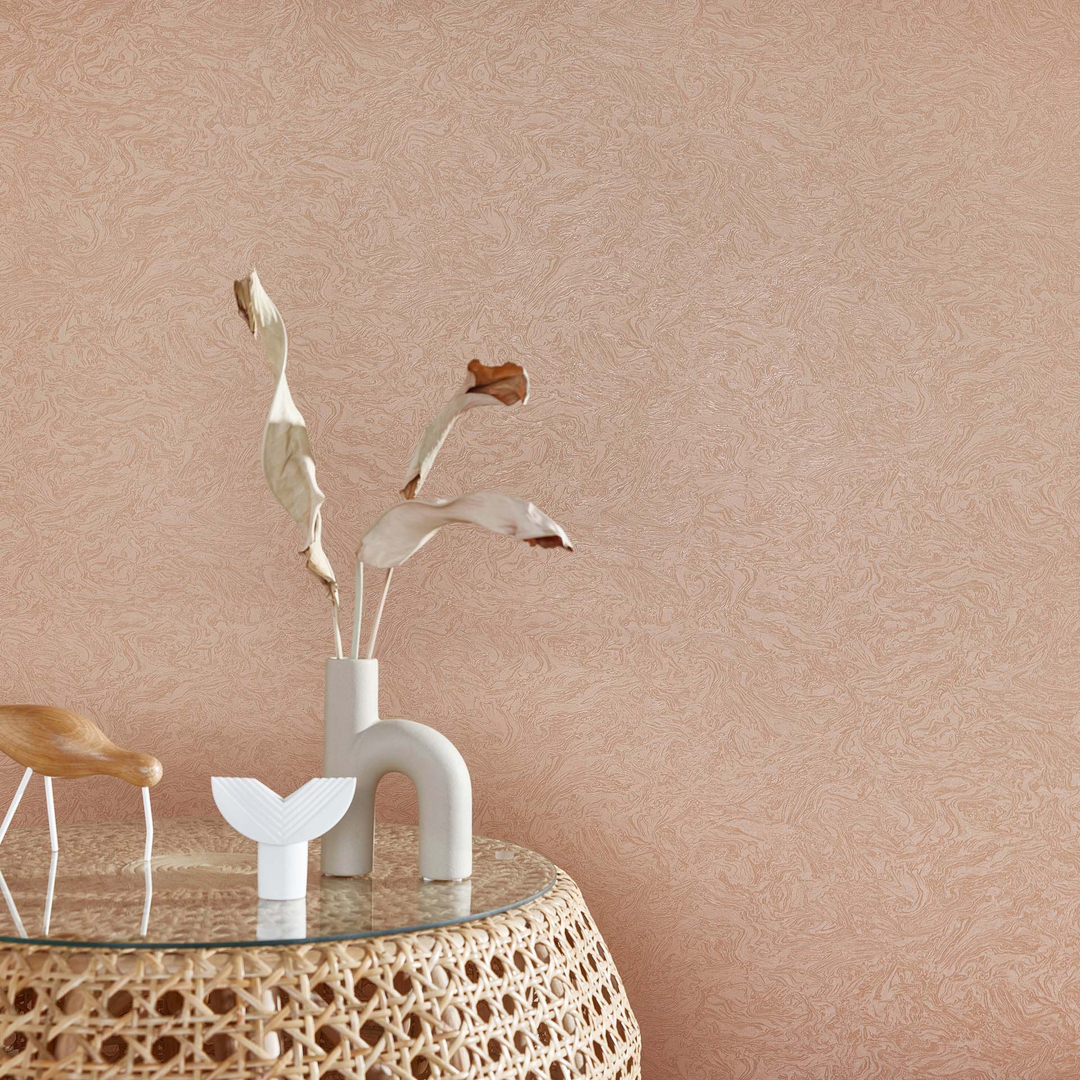 ELLE dekoration 3 non-woven tapet bronze | wall-art.dk
