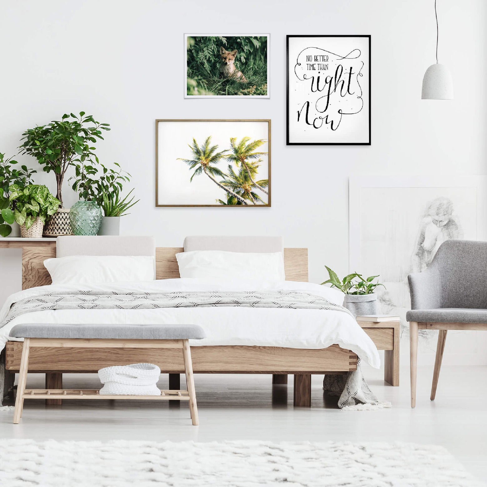 Poster Alone in the Forest | wall-art.de