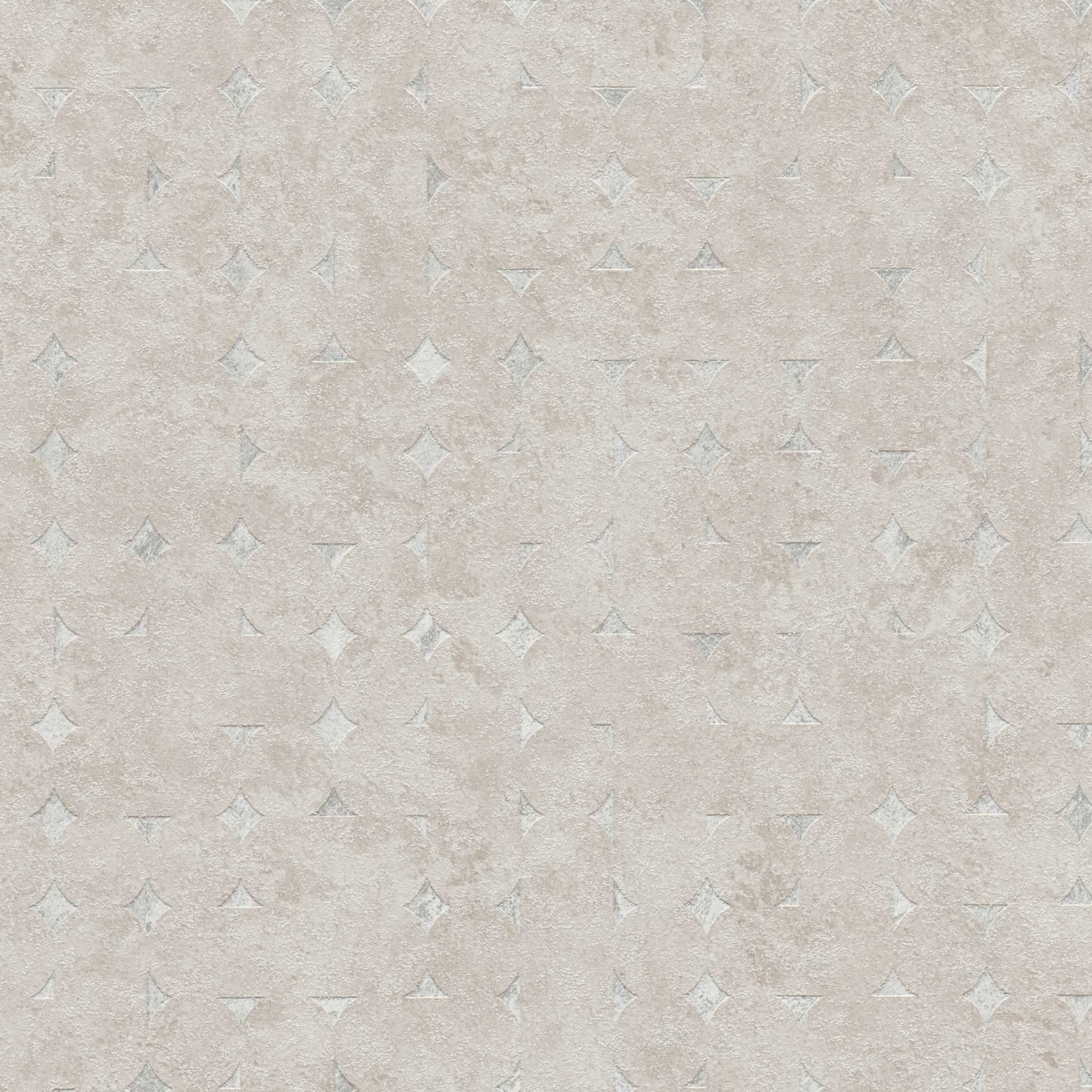 Carta da parati con motivo geometrico in crema - carta da parati in ...