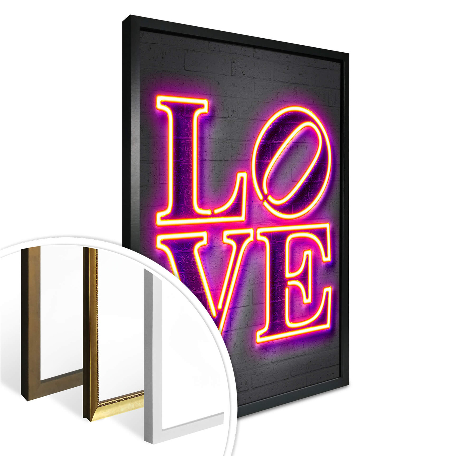 Poster Mielu - Love | wall-art.de