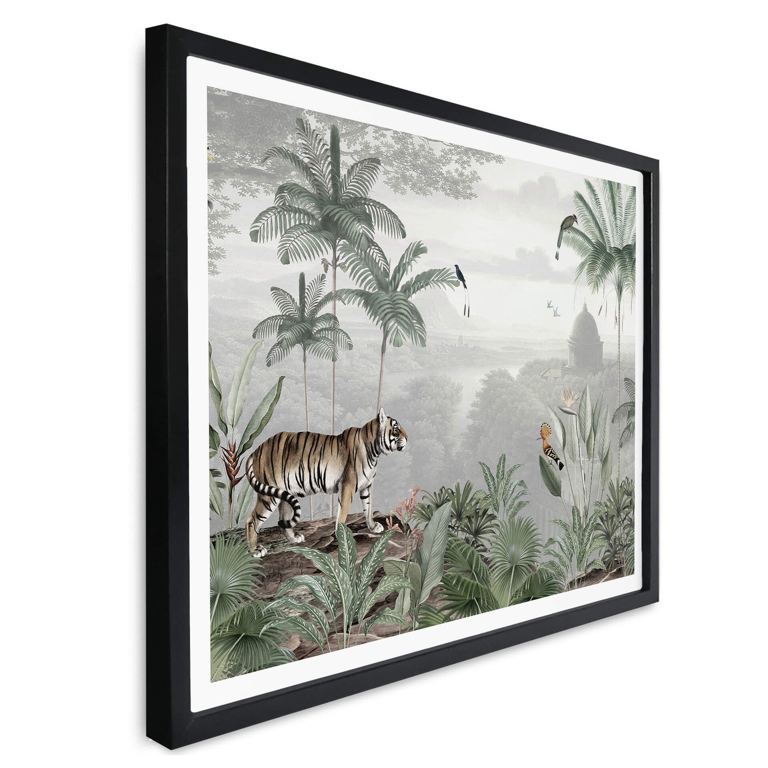Poster Sir Edward - Tiger in den Tropen | wall-art.de