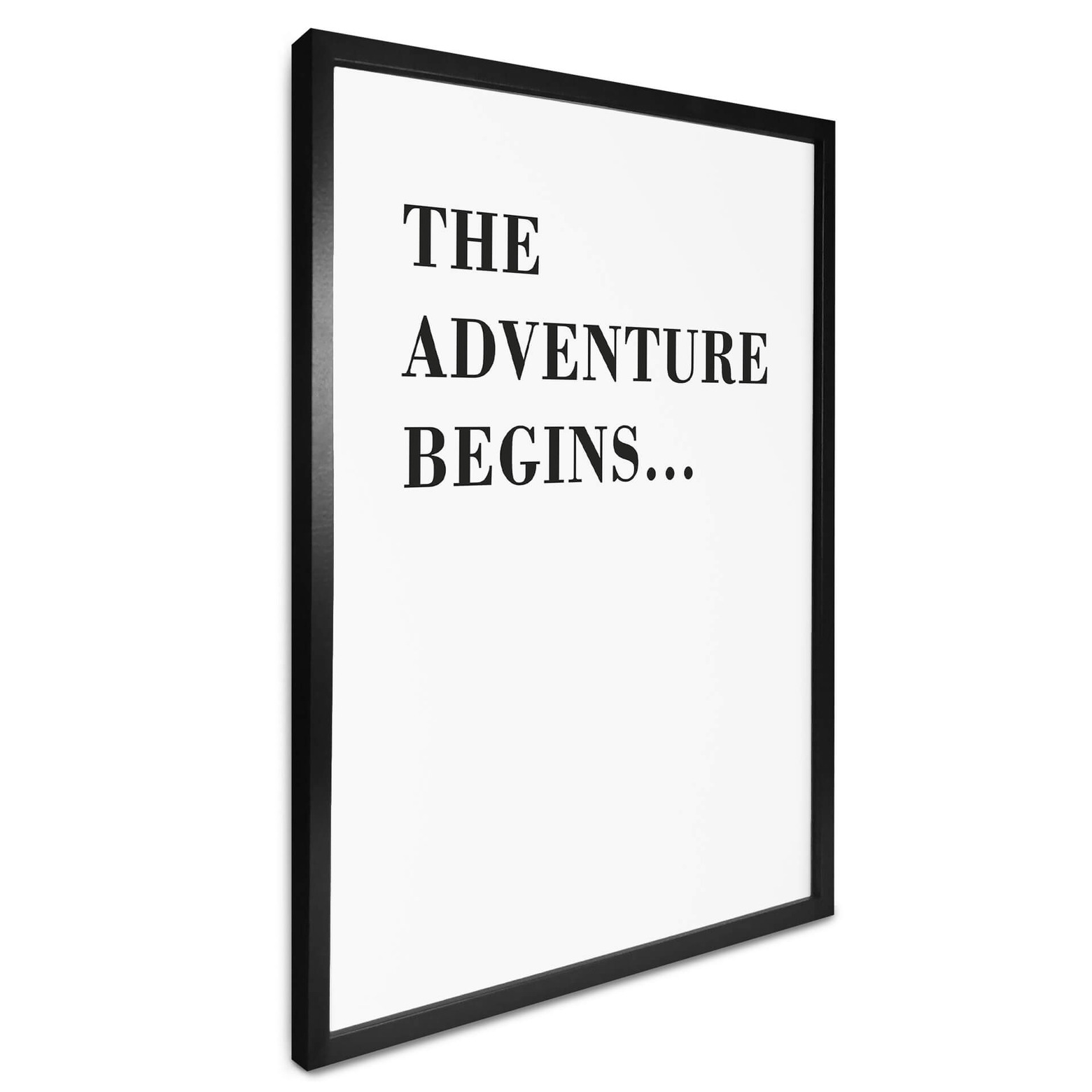 Poster The Adventure Begins | wall-art.com
