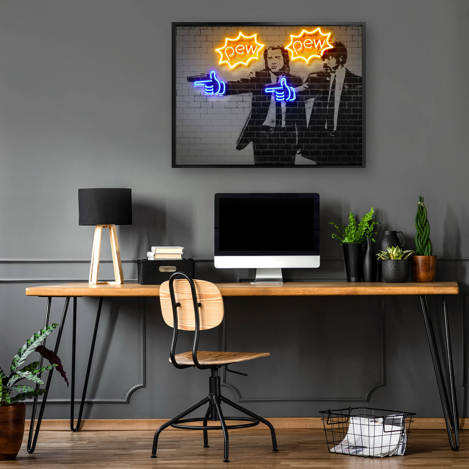 Poster Mielu - Pew Pew | wall-art.de