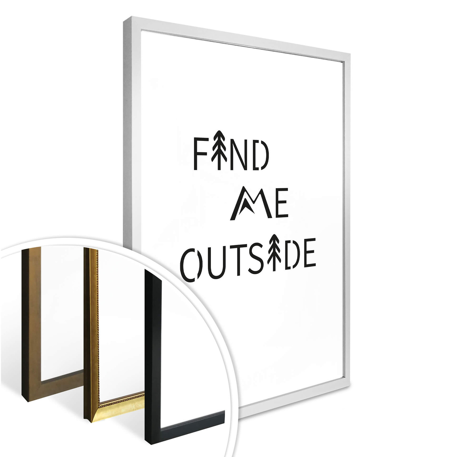 Poster - Find me outside | wall-art.de