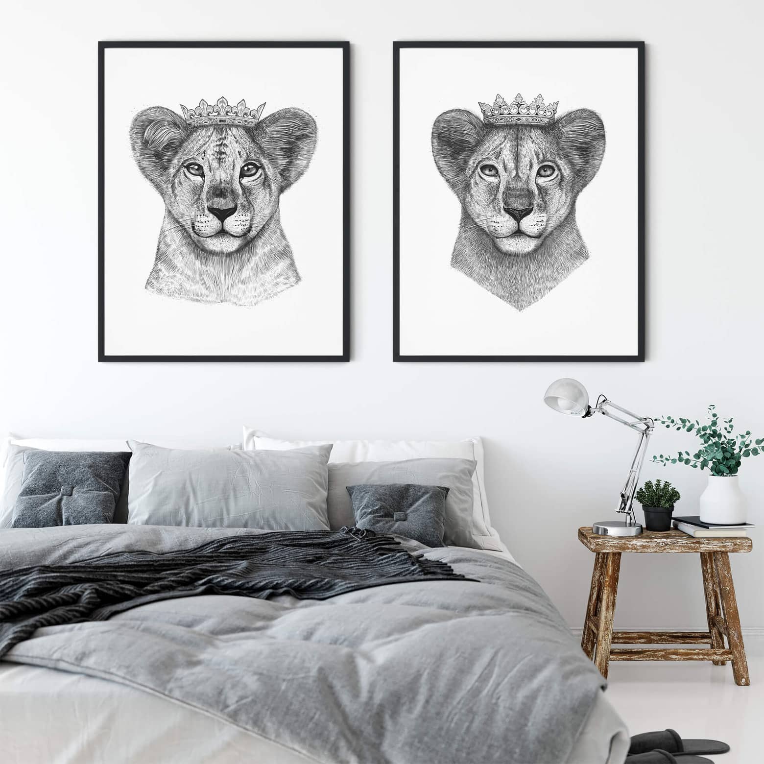 Poster Korenkova - The Lion Princess | wall-art.de