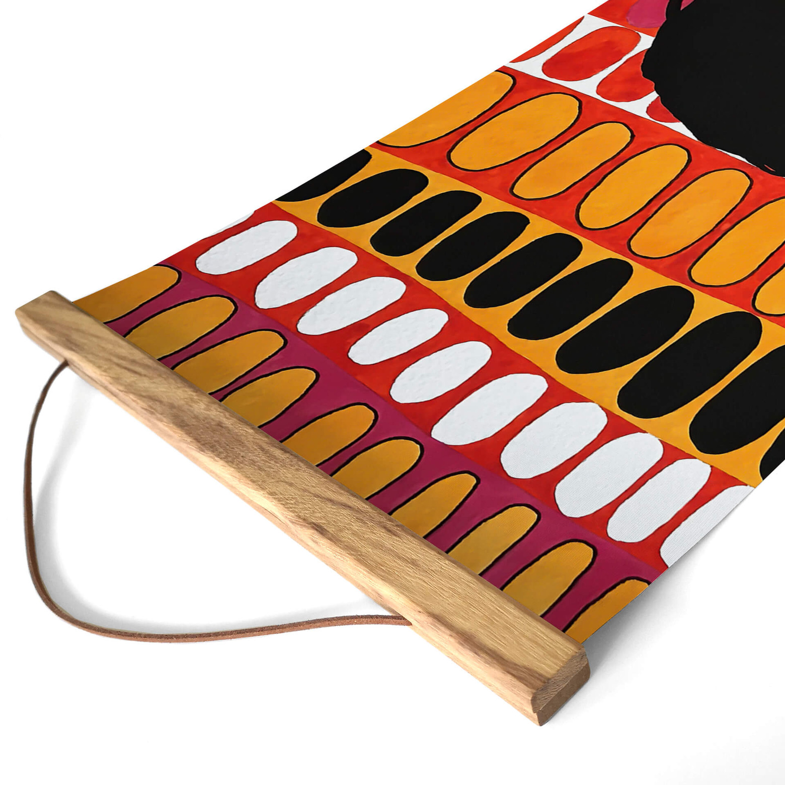 Textile poster Retro Woman - Hülya | wall-art.com