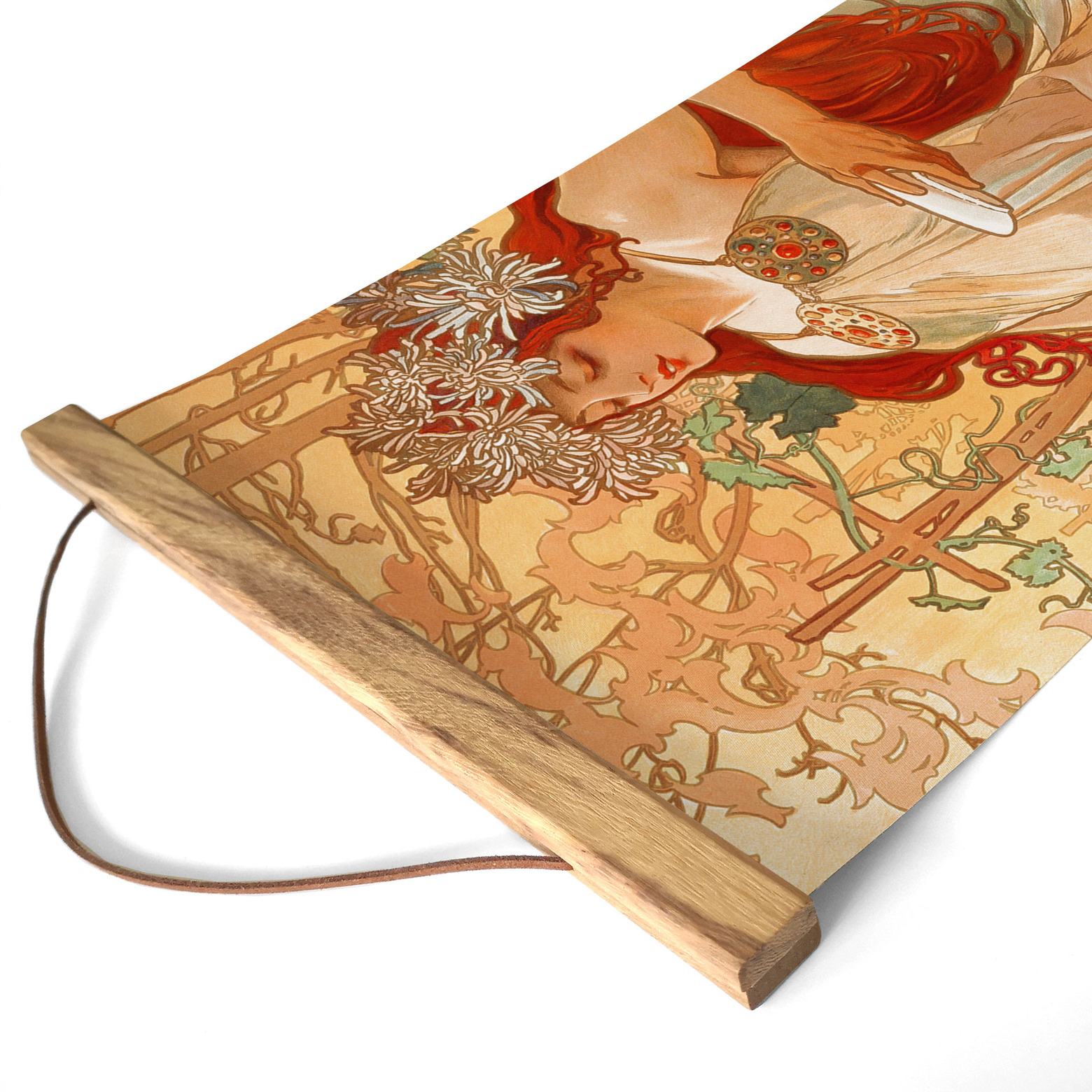Textile poster Mucha - Autumn | wall-art.com