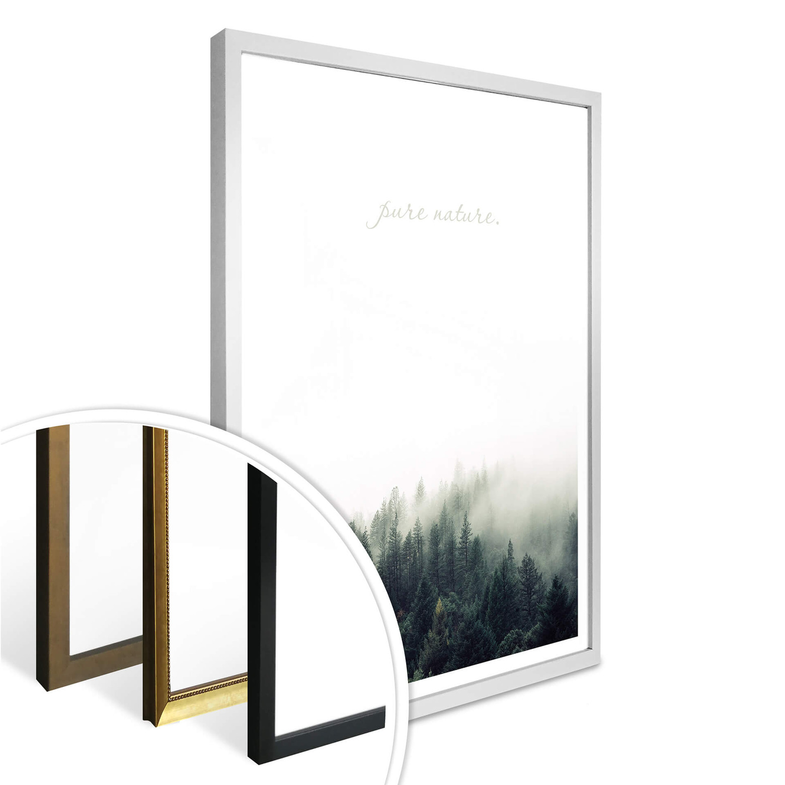 Poster Pure Nature | wall-art.nl