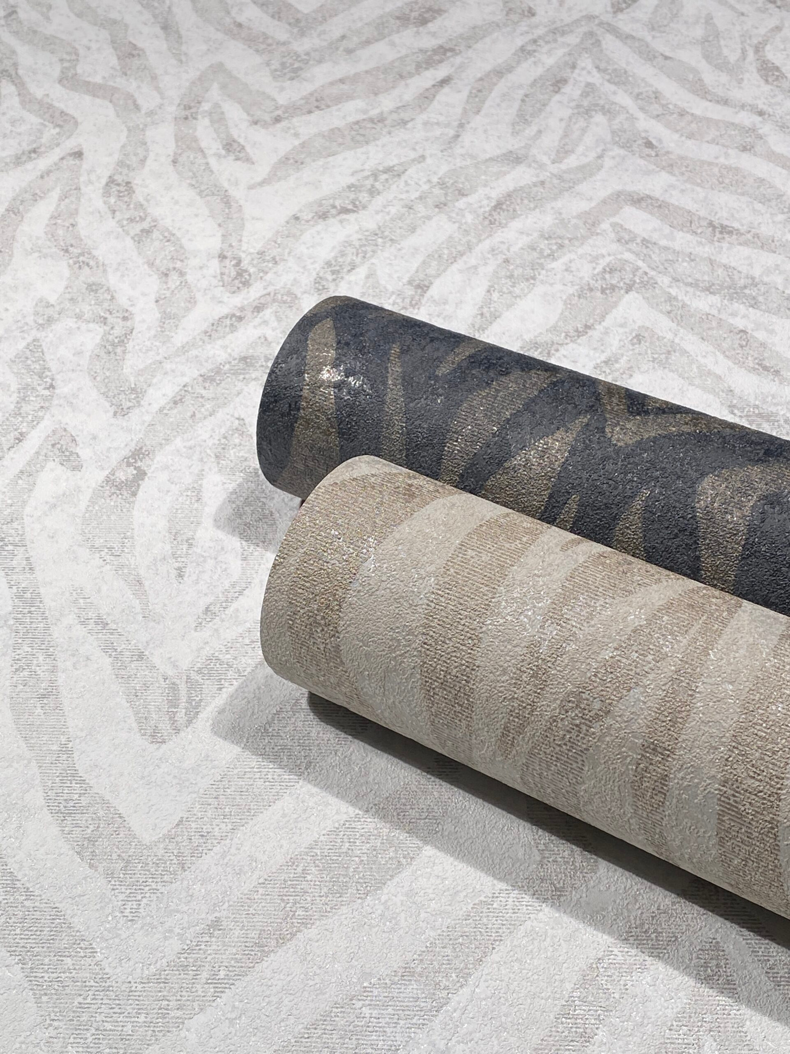 vliesbehang beige strepen voor woonkamer slaapkamer kantoor marburg ...