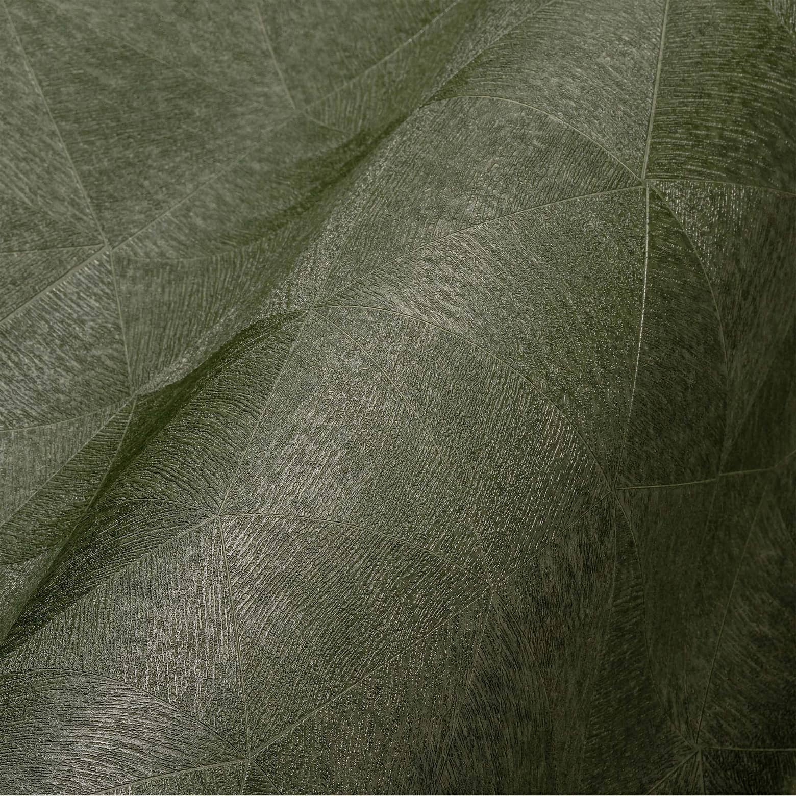 vliesbehang groen modern grafisch design behang donkergroen behang ...