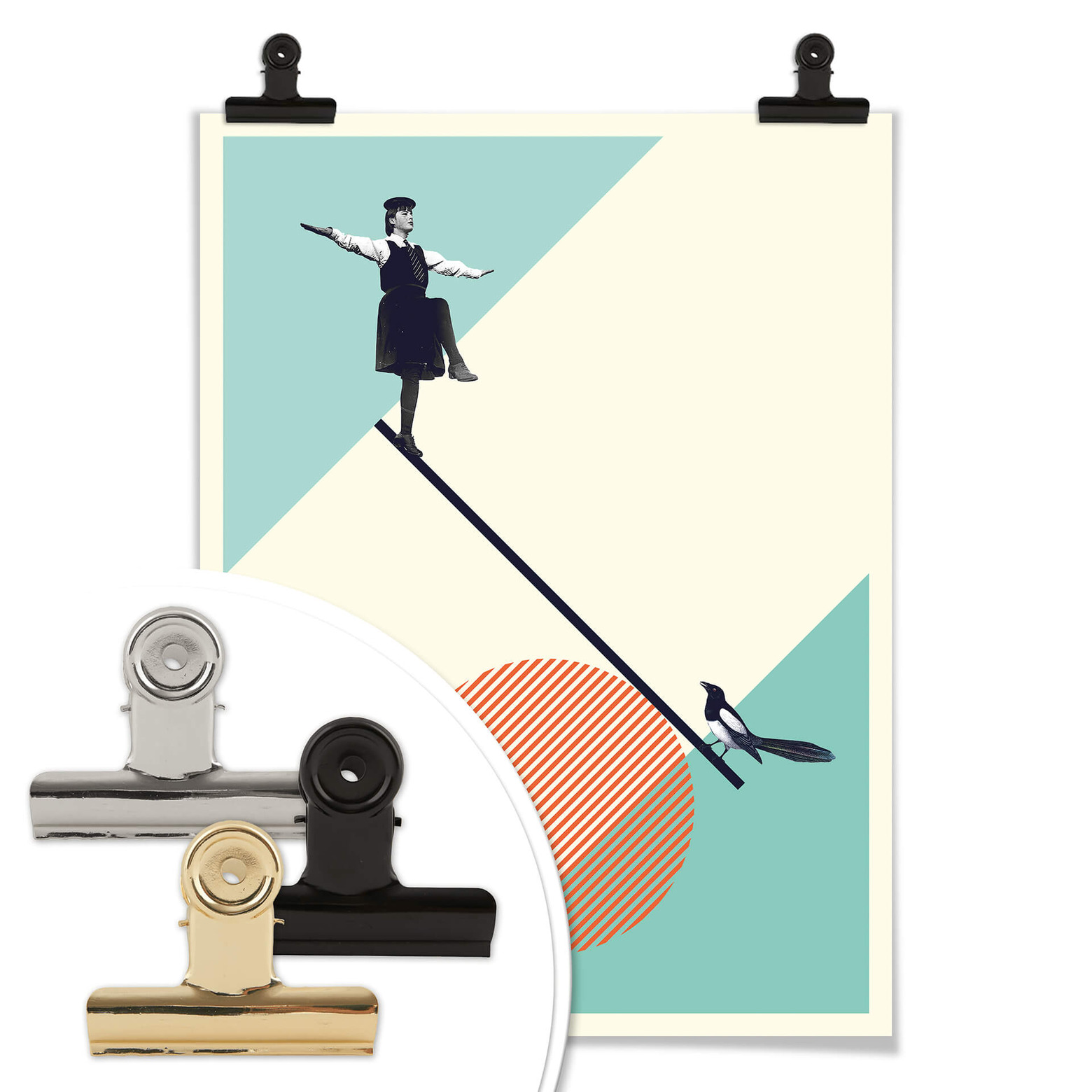 Poster Léon - B is for Balance | wall-art.de