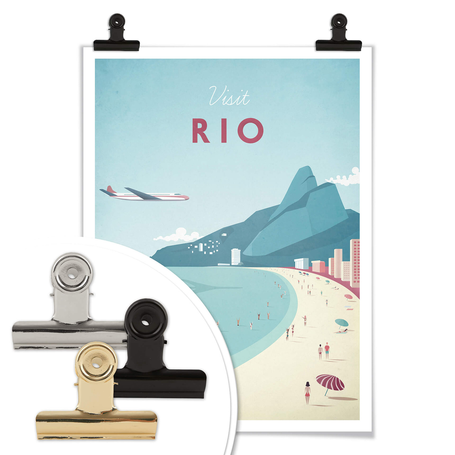 Poster Rivers - Rio de Janeiro | wall-art.de