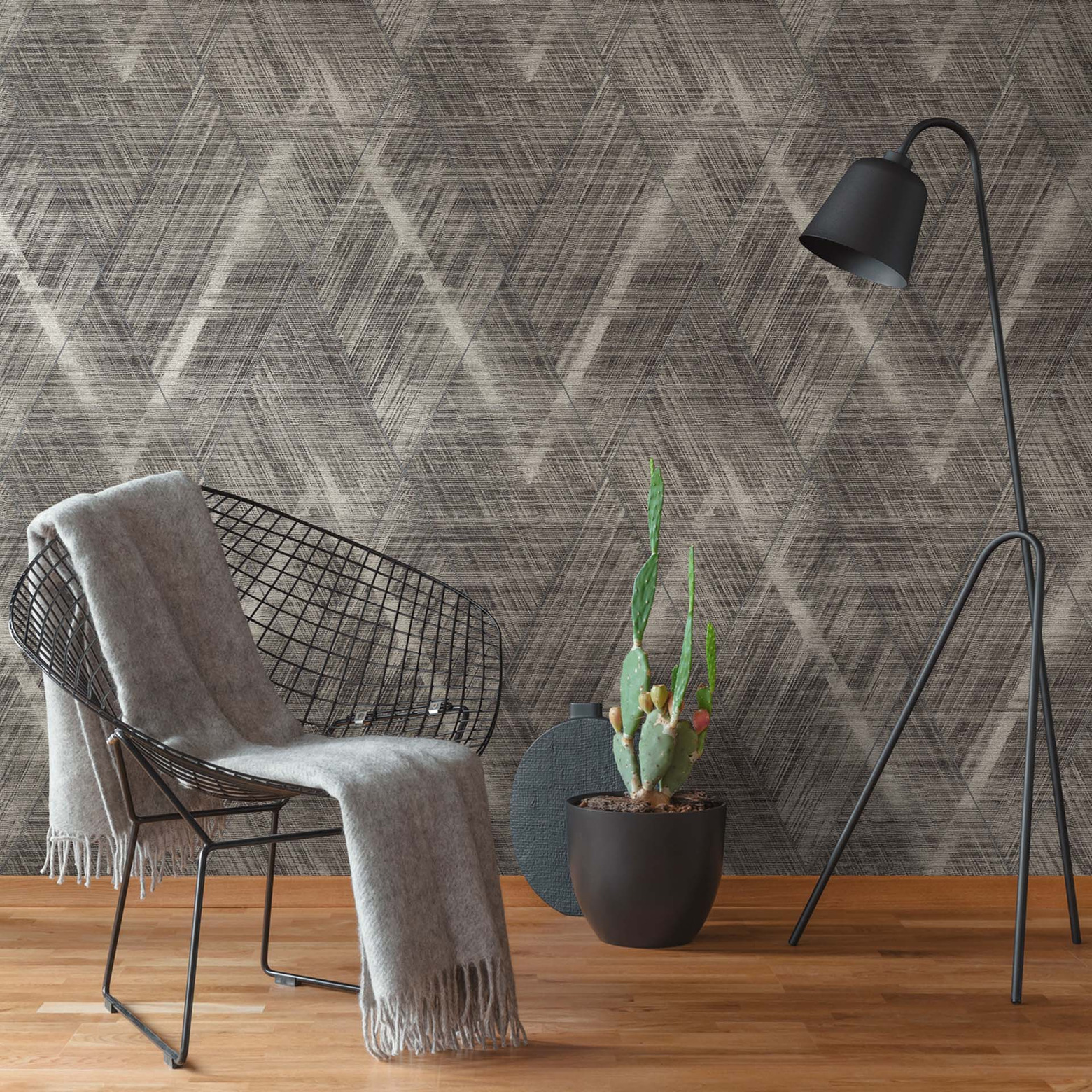 A.S. Création Vliesbehang The BOS - Battle of Style 3D Effect Zwart ...