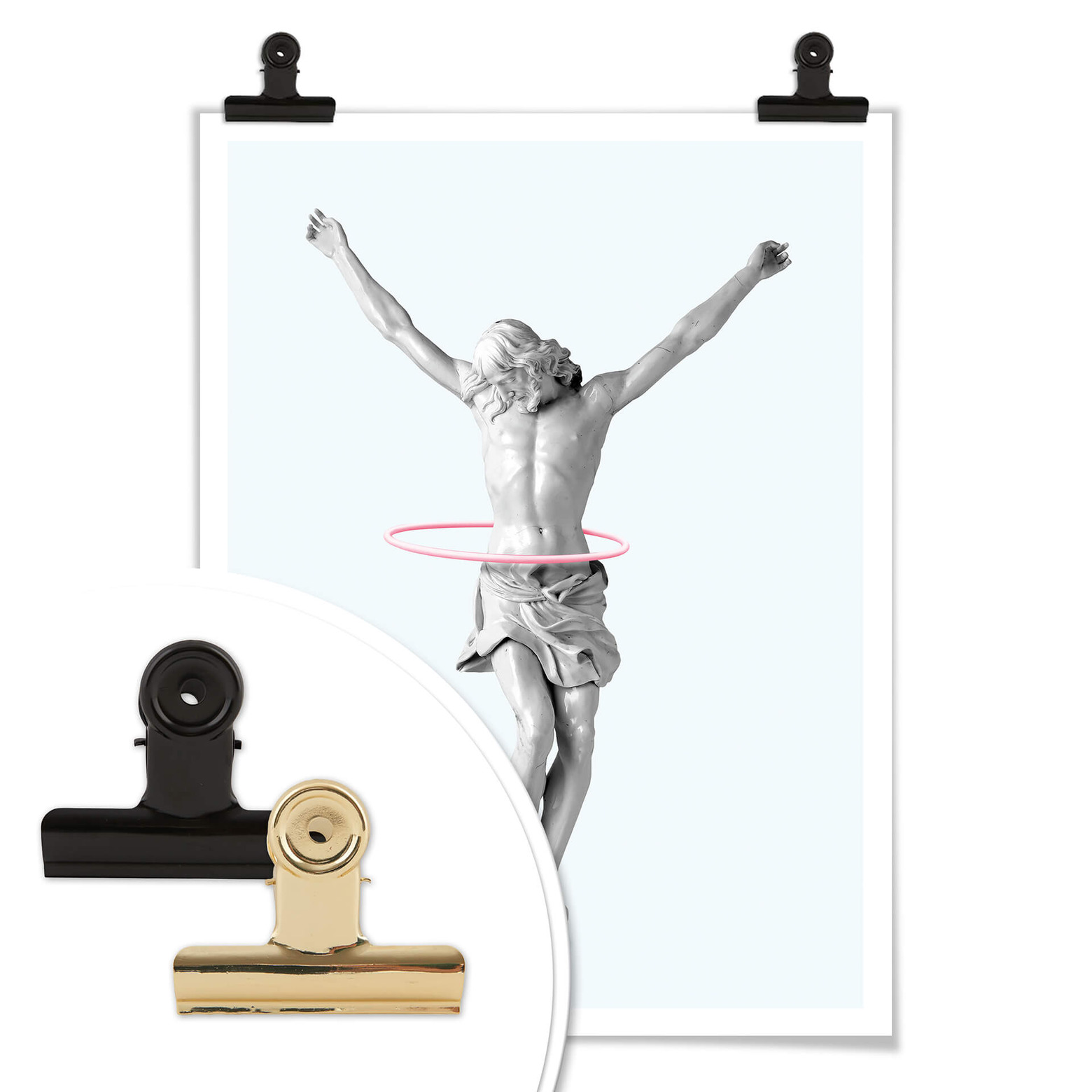 Poster Loose - Hula Hoop Jesus | wall-art.fr