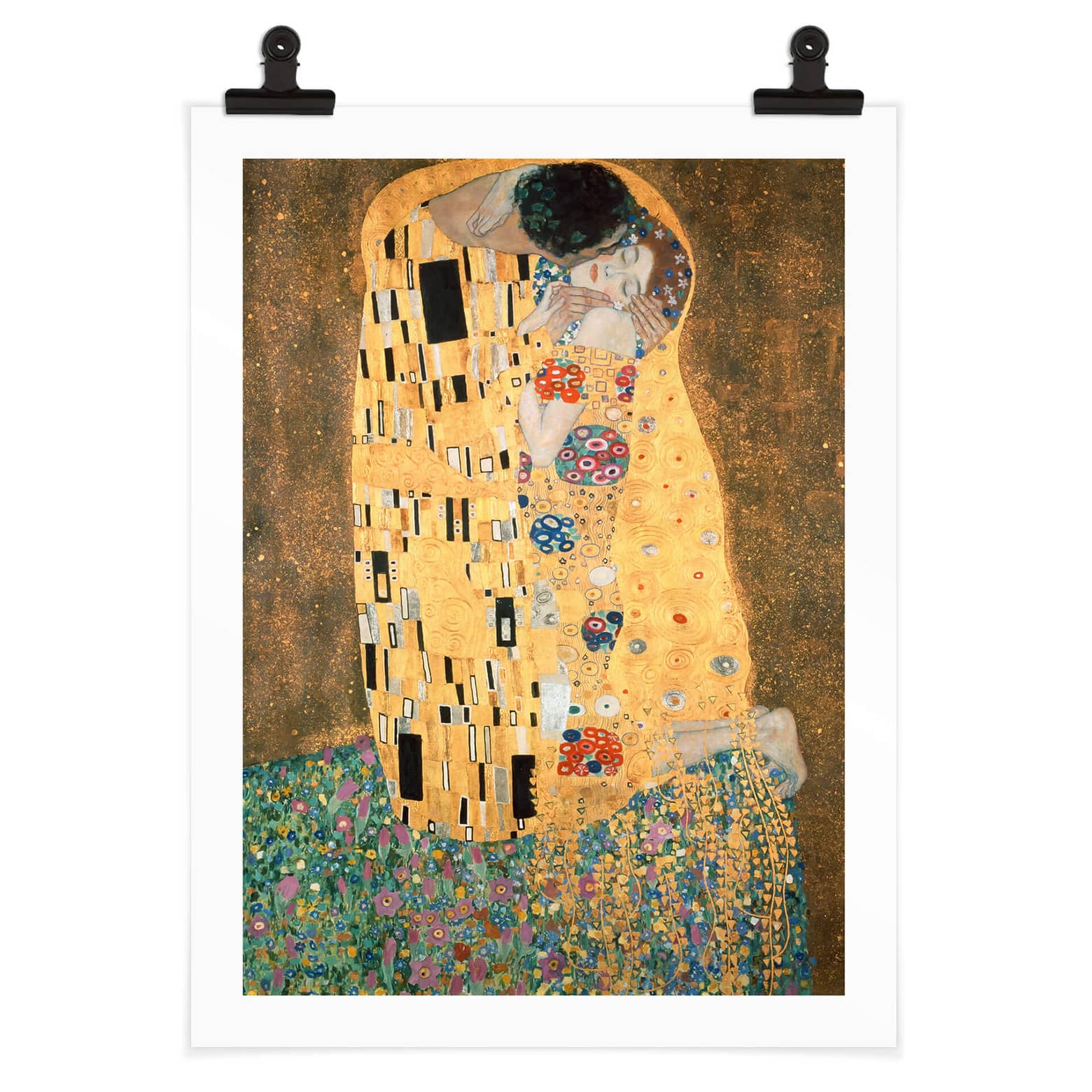 Poster Klimt - Il bacio | wall-art.it