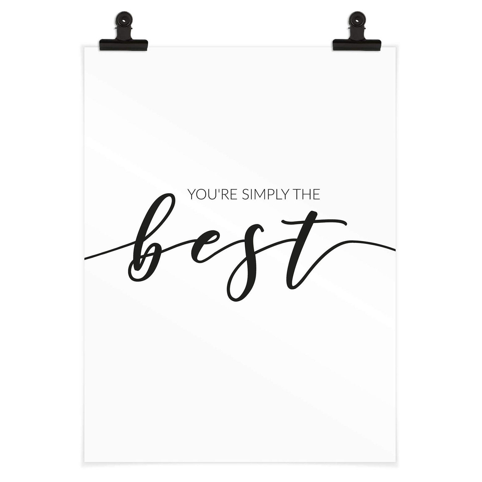 Poster You're simply the best | wall-art.de