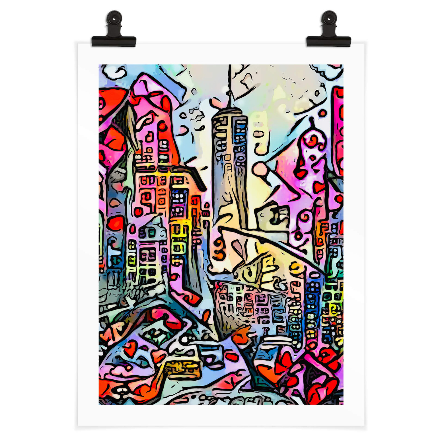 Poster Zamart - New York Empire State Building - Rizzi-Stil | wall-art.de
