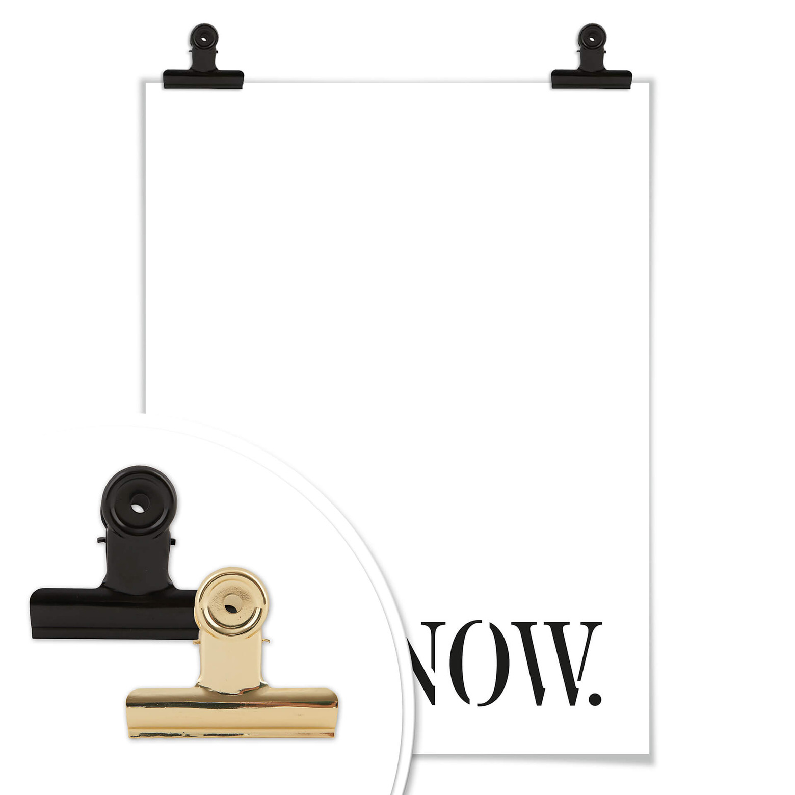 Poster - Now | wall-art.de