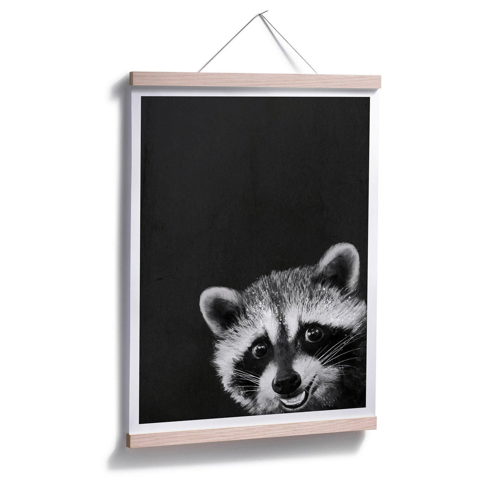 Poster Graves - Racoon | wall-art.de