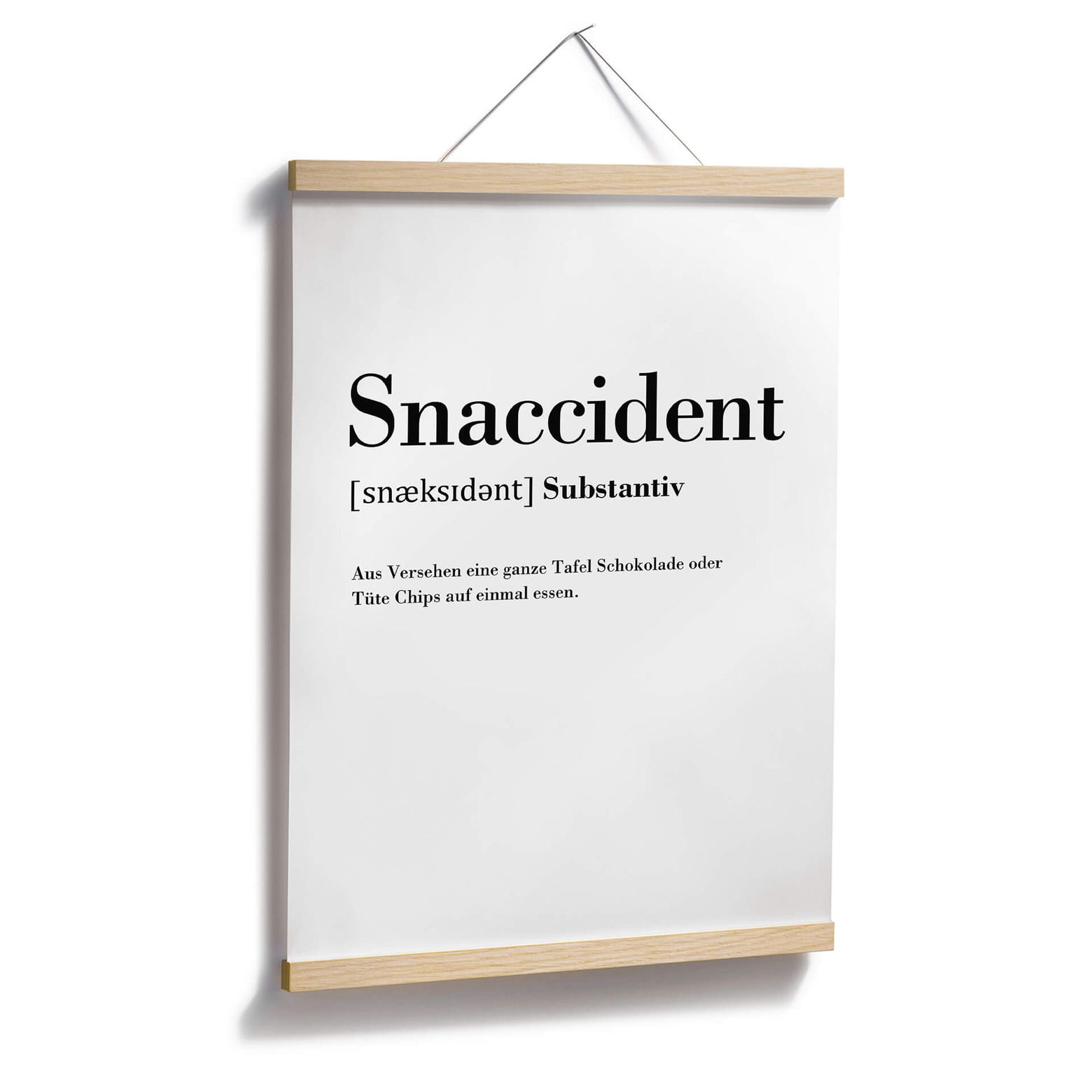 Poster Grammatik - Snaccident | wall-art.de