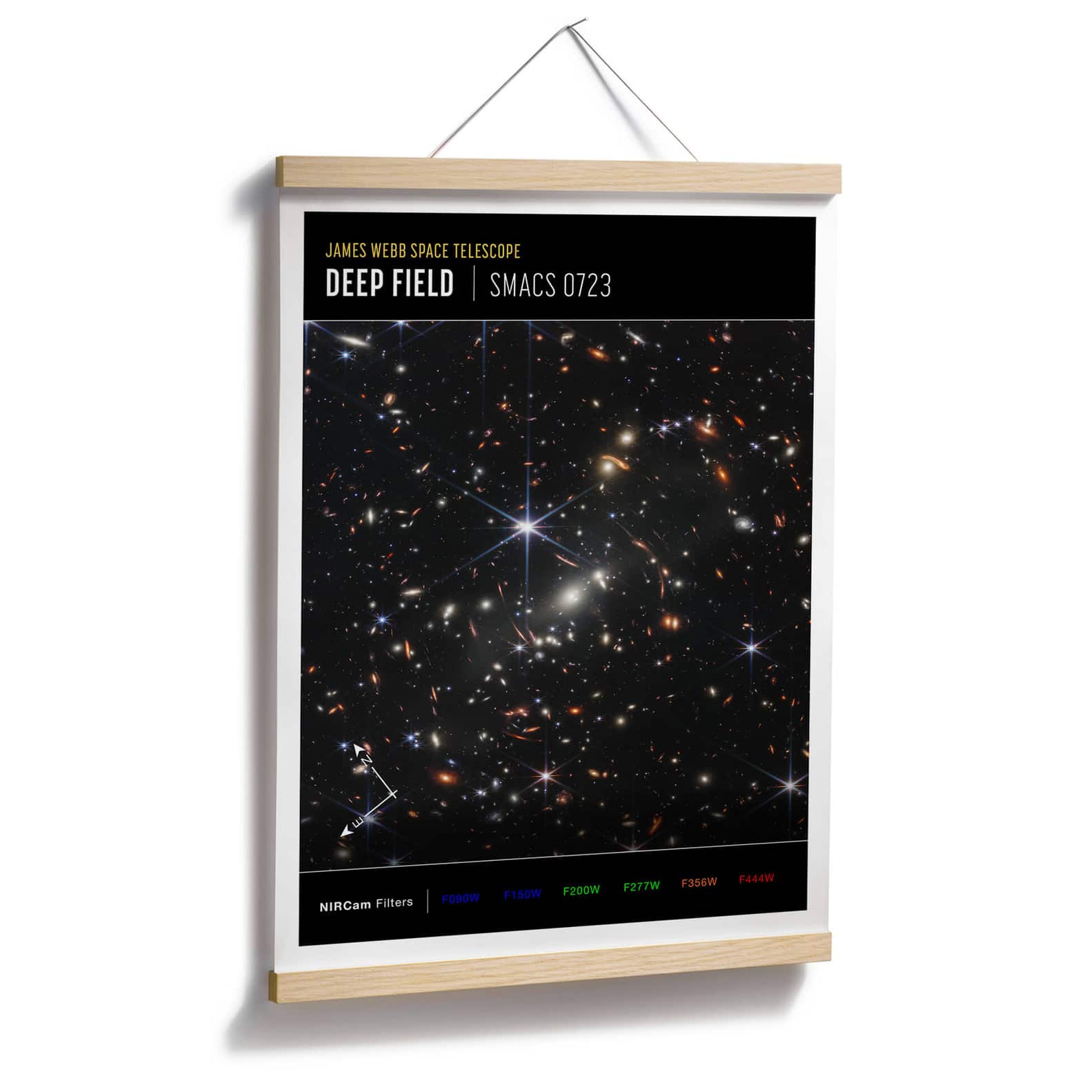 Poster James Webb Telescope - Deep Field | wall-art.nl