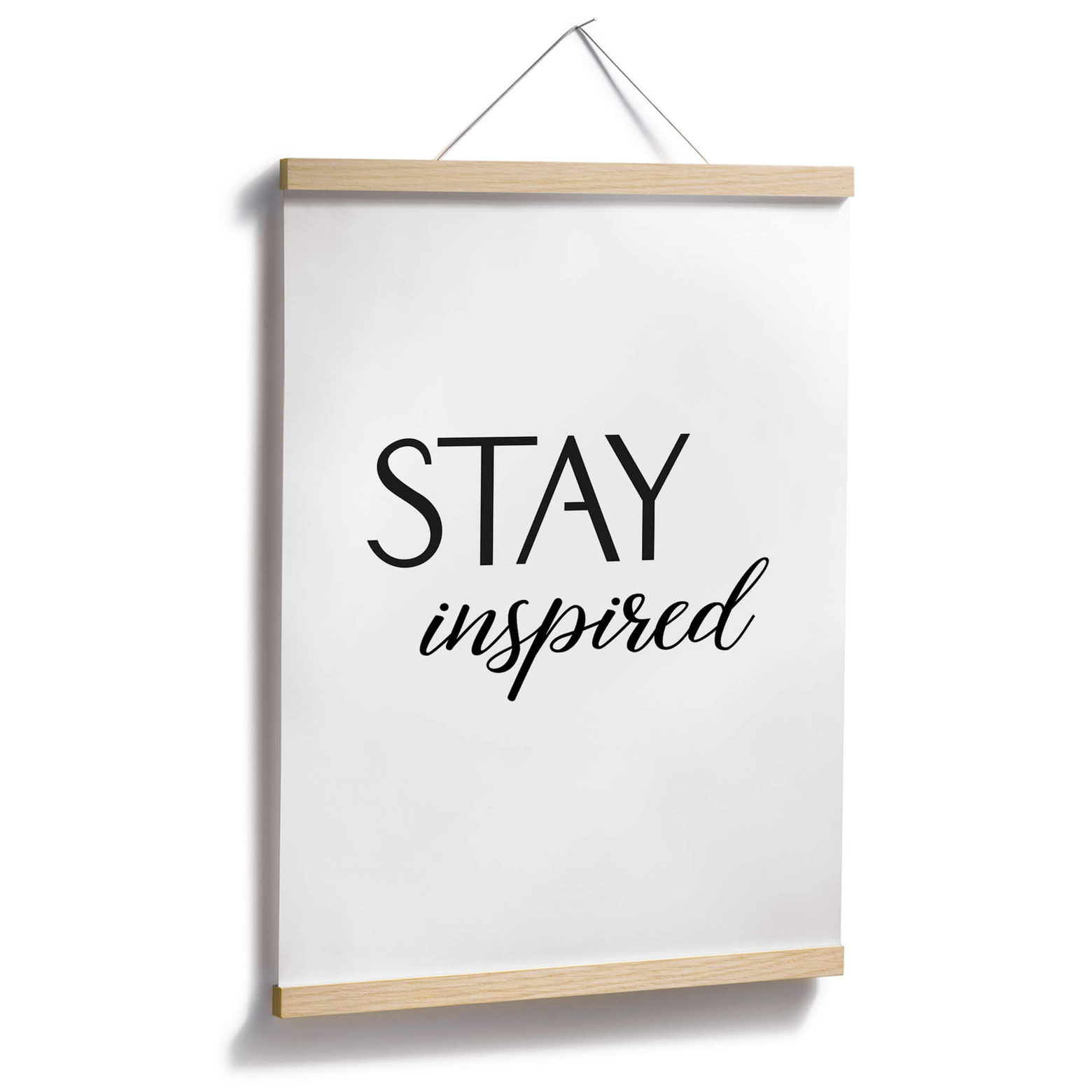Poster Stay inspired | wall-art.fr