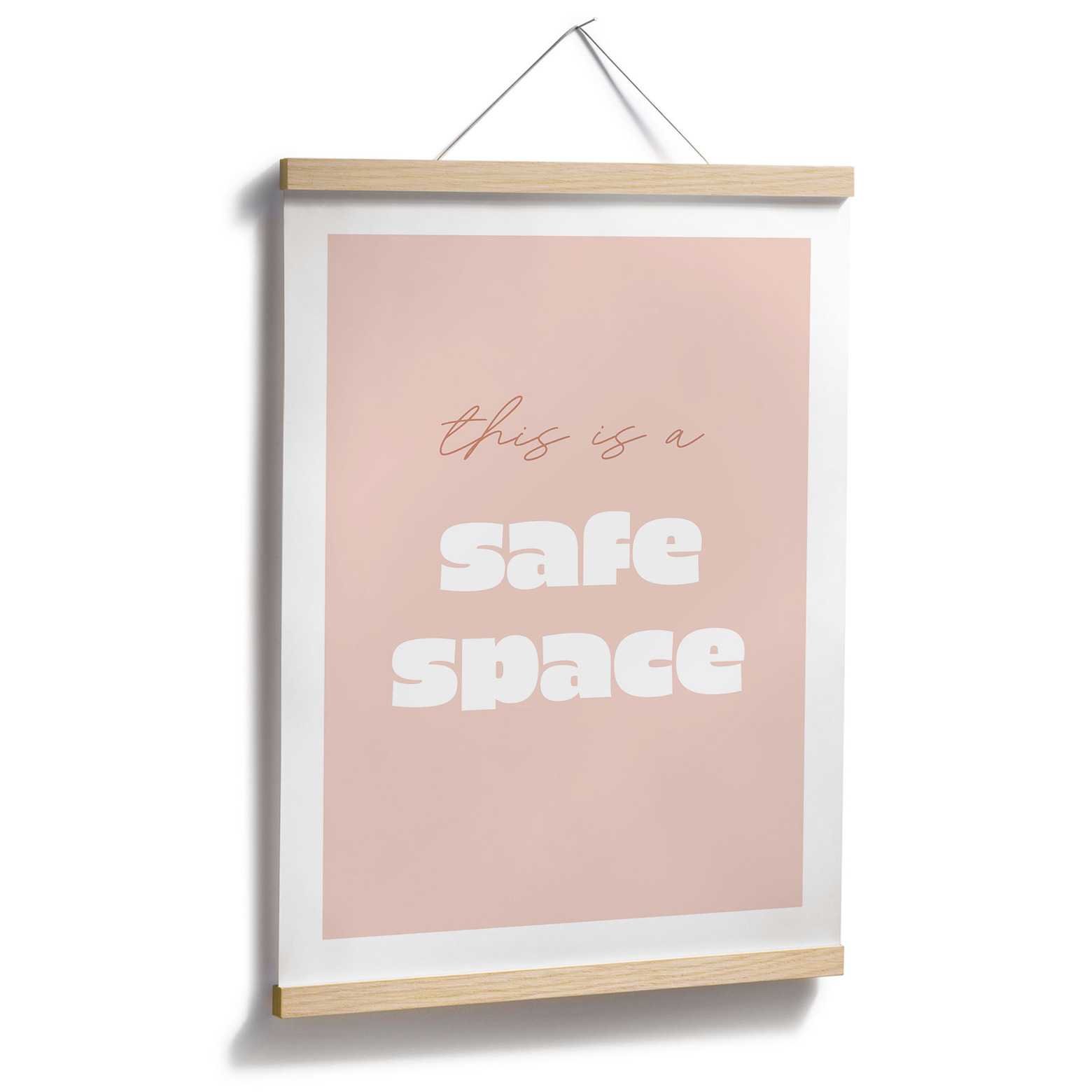 Plakat This is a safe space | wall-art.dk