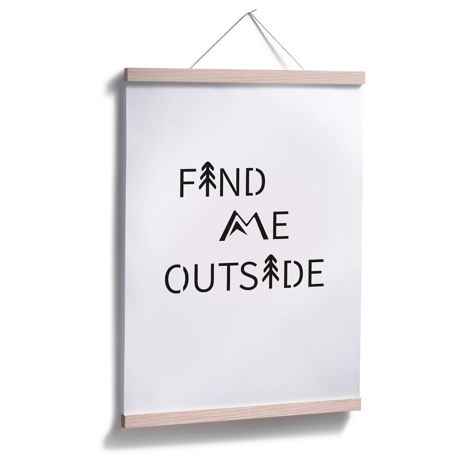 Poster - Find me outside | wall-art.de