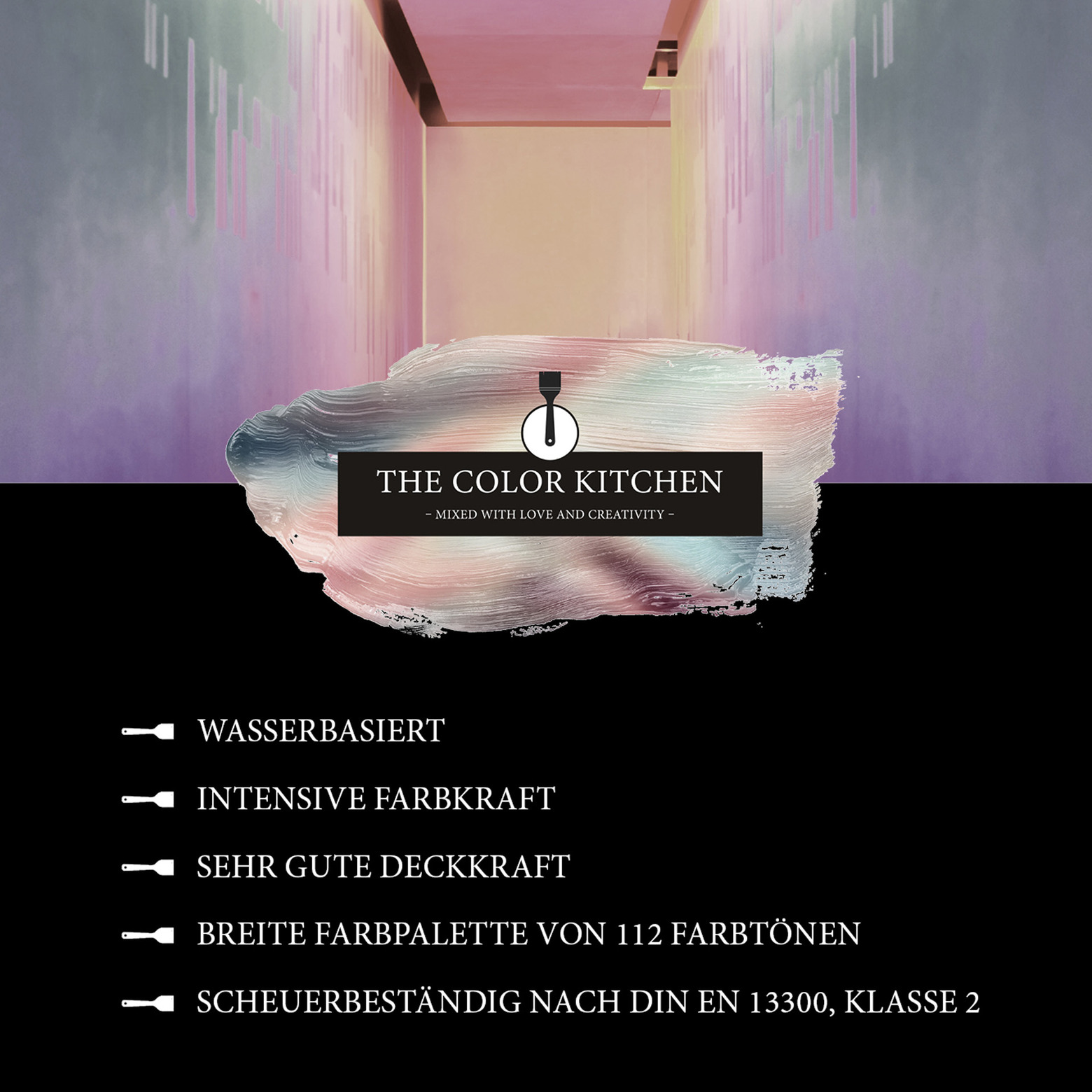 Muurverf geel zijdemat - THE COLOR KITCHEN Mighty Mango | wall-art.nl