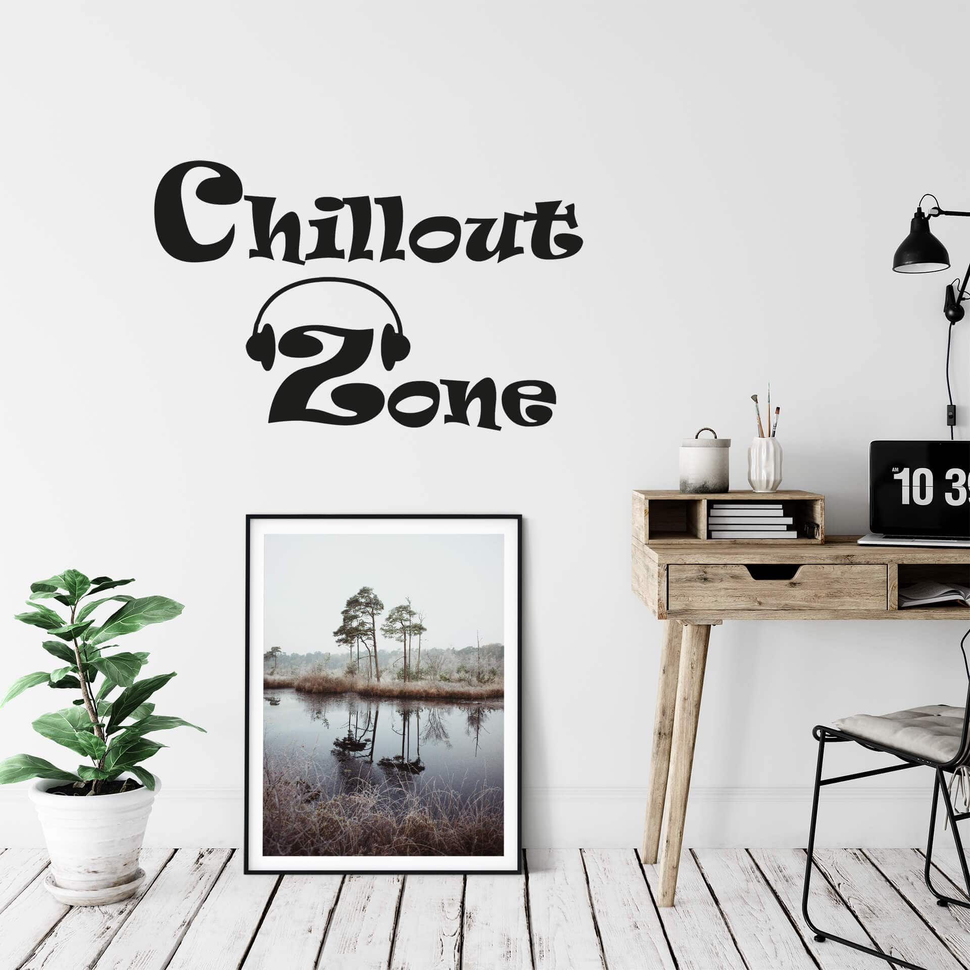 Muursticker Chill-out Zone 2 | wall-art.nl